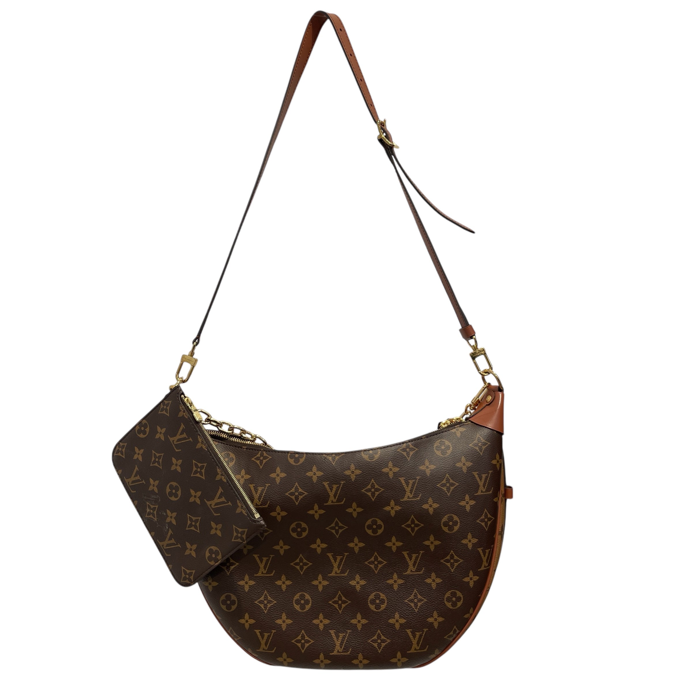 LOUIS VUITTON/Cross Body Bag/Monogram/Leather/BRW/REVERSE CANVAS HOBO – 2nd STREET USA