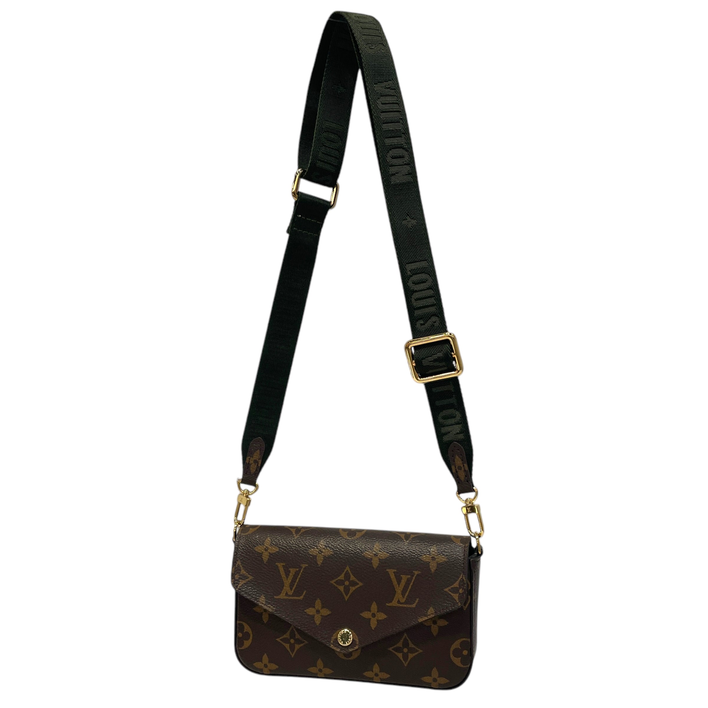 LOUIS VUITTON/Cross Body Bag/Monogram/Leather/BRW/Felicie Strap And Go – 2nd STREET USA