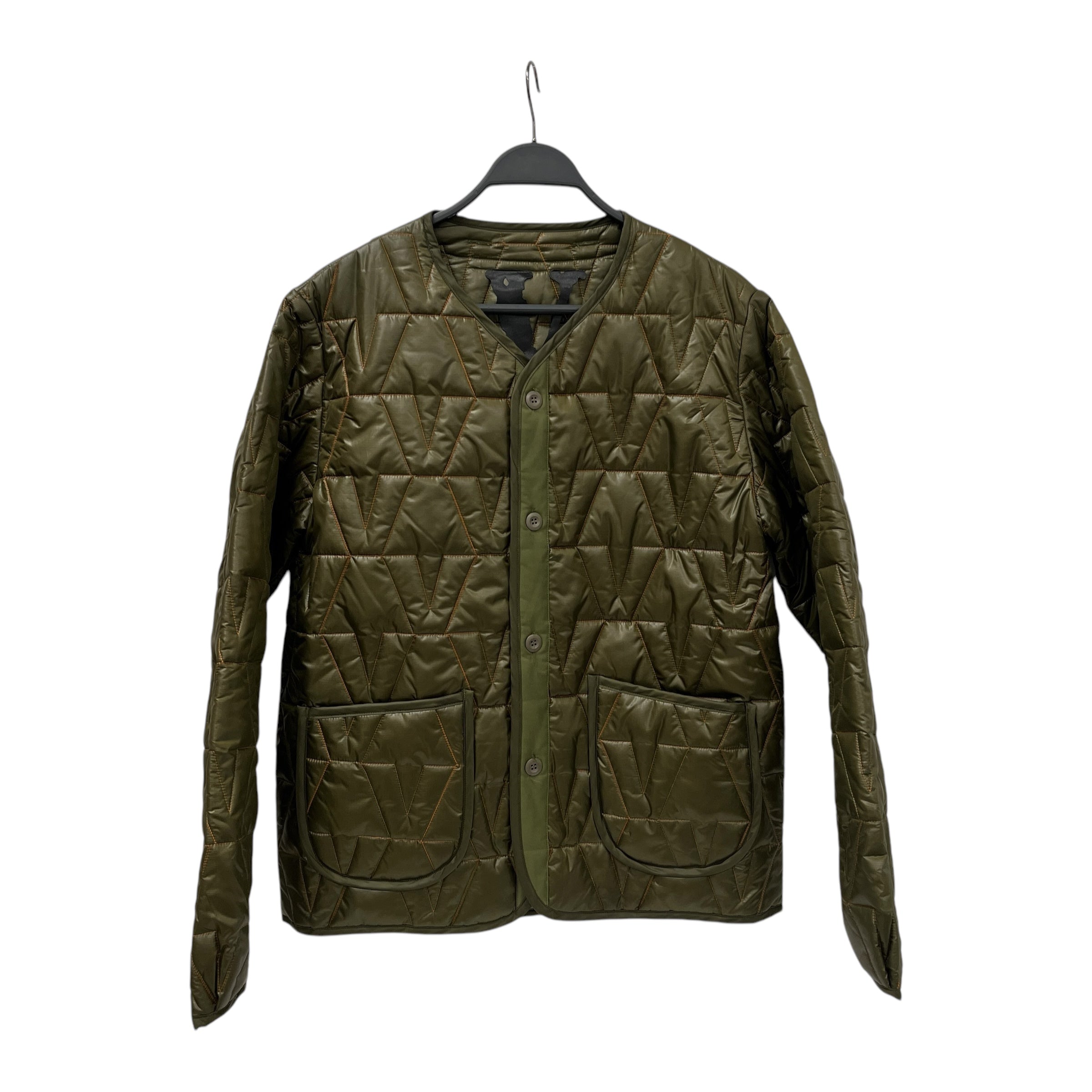 VLONE/Quilted Jkt/L/Polyester/KHK/Monogram/QUILTED LOGO MONOGRAM – 2nd ...