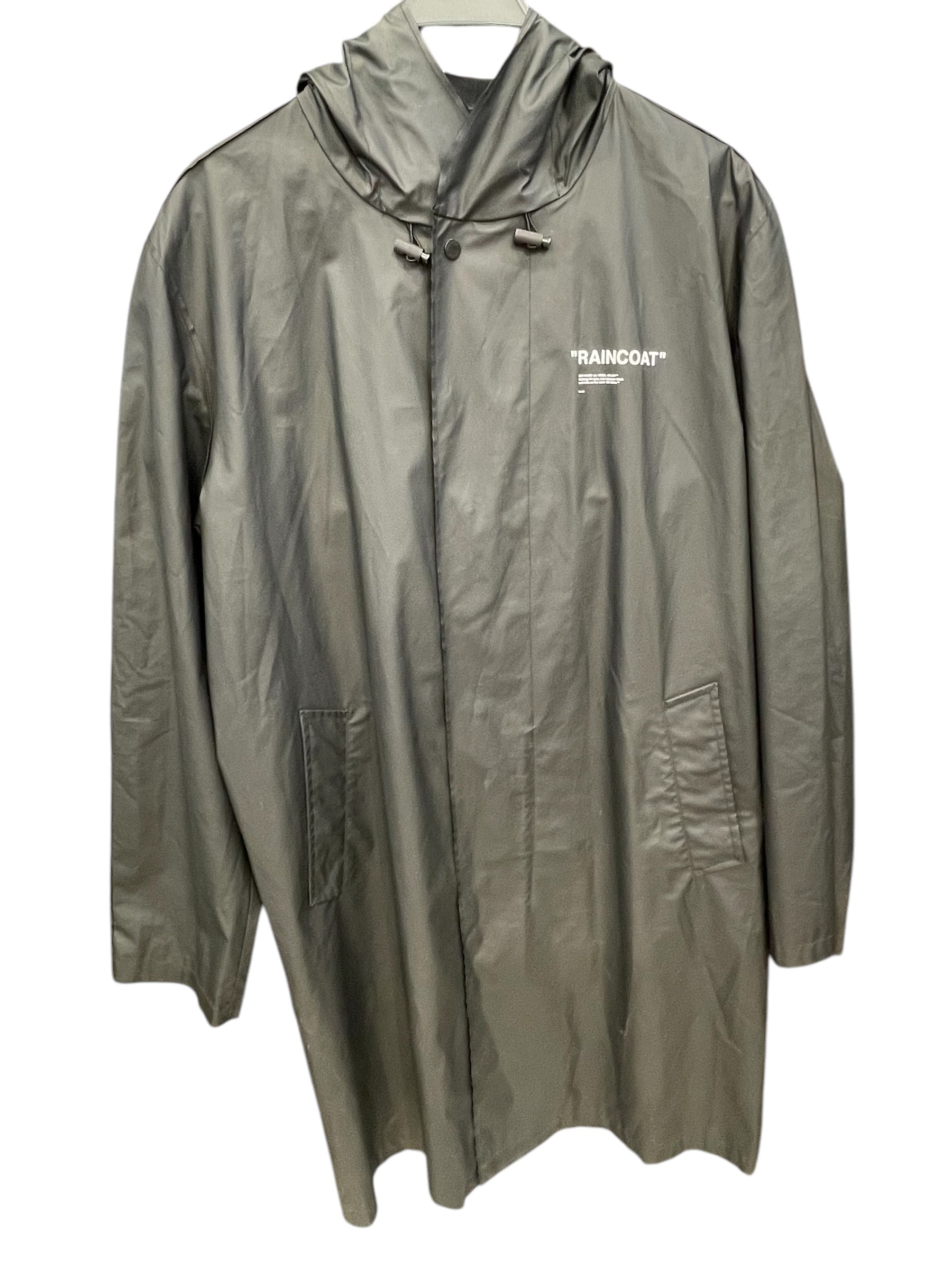 OFF-WHITE/Coat/M/BLK/Graphic/"raincoat" long jackt – 2nd STREET USA