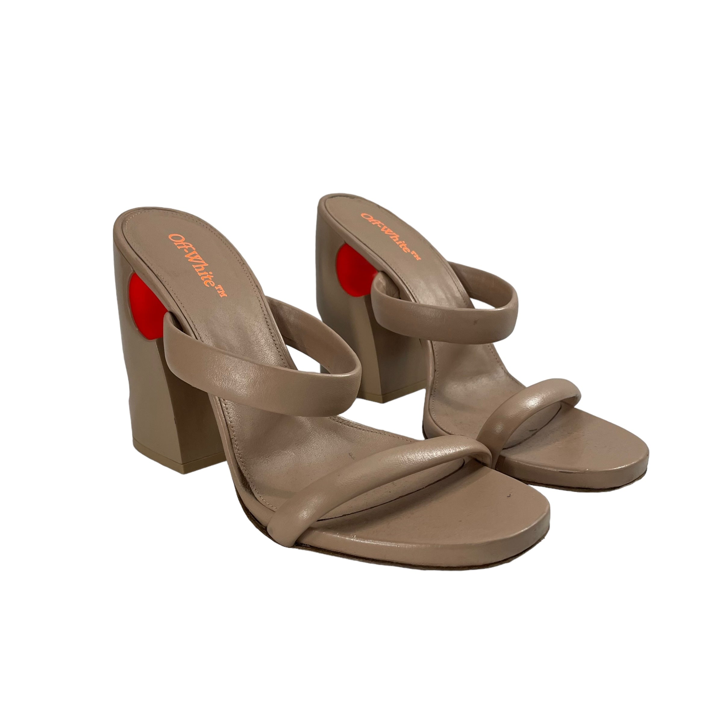 OFF-WHITE/Heels/EU 42/Leather/BEG/ – 2nd STREET USA