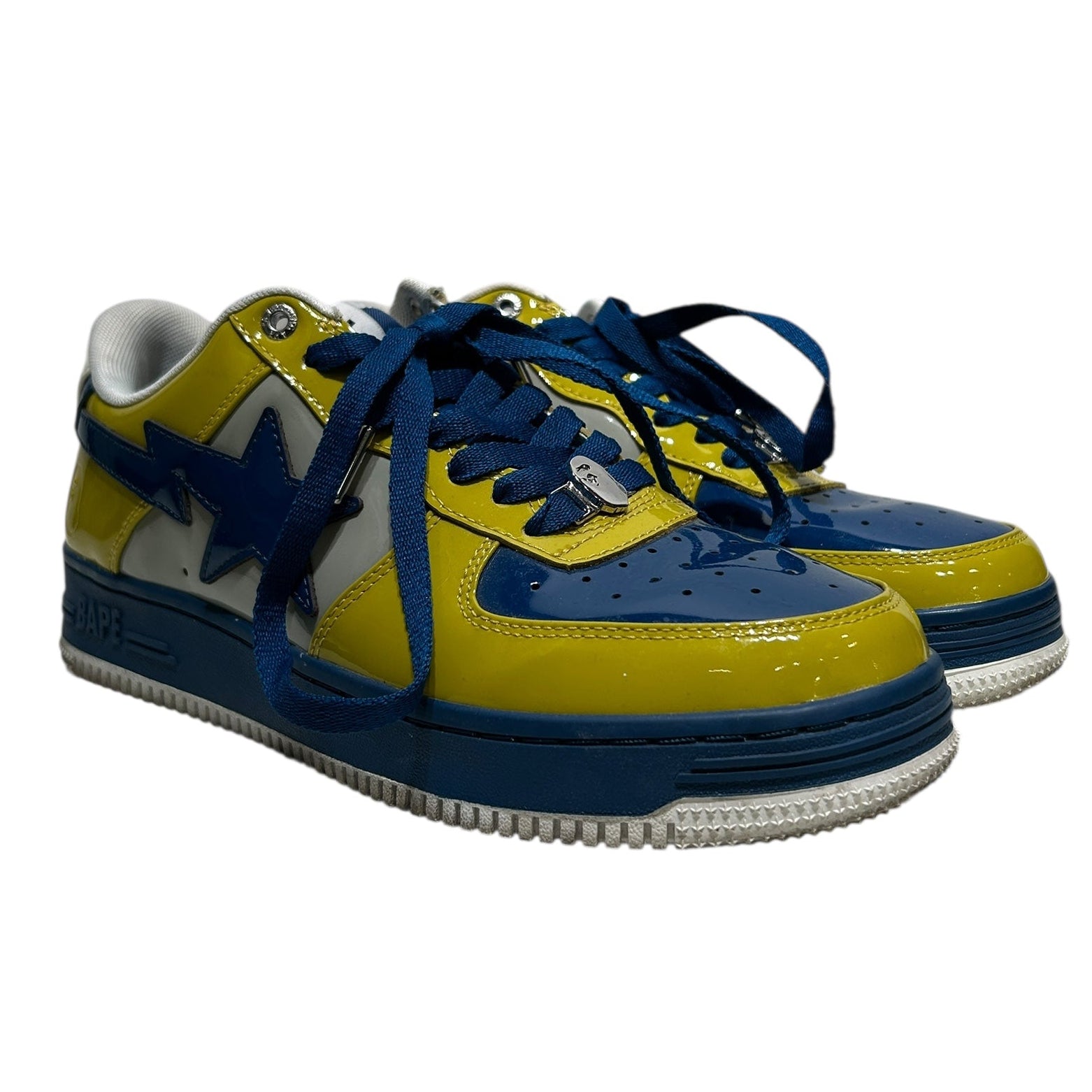 BAPE STA!/Low-Sneakers/US 9/NVY/NOSTALGIC BLUE YELLOW – 2nd STREET USA