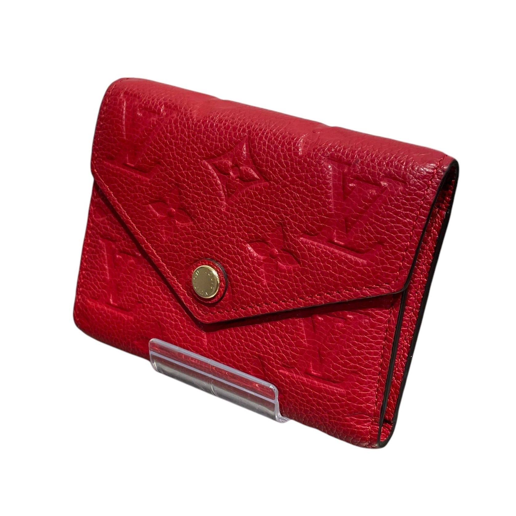 LOUIS VUITTON/Trifold Wallet/Monogram/Leather/RED/VICTORINE – 2nd ...
