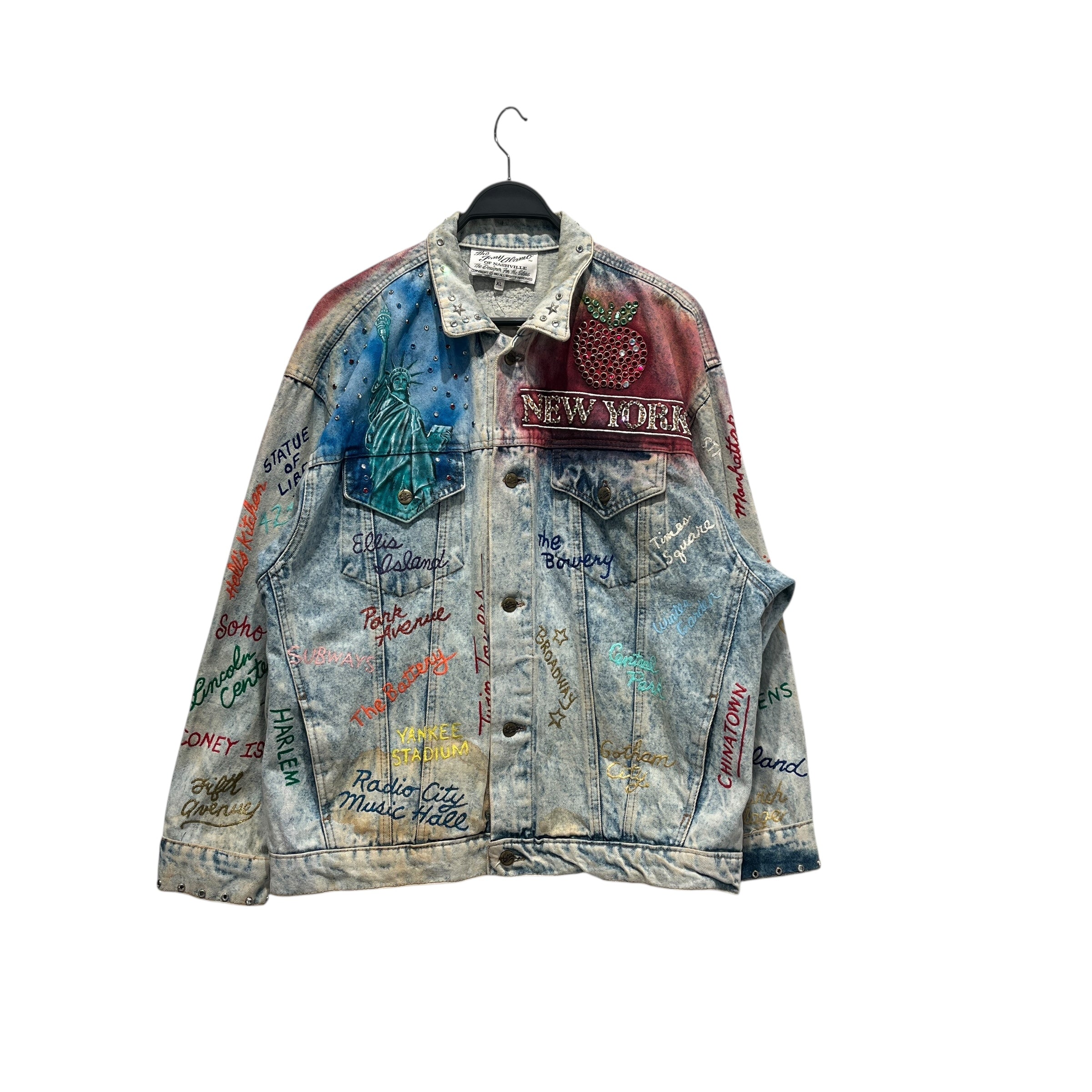 THE TONY ALAMO OF NASHVILLE/Jacket/XL/Denim/MLT/All Over Print/NEW YOR ...