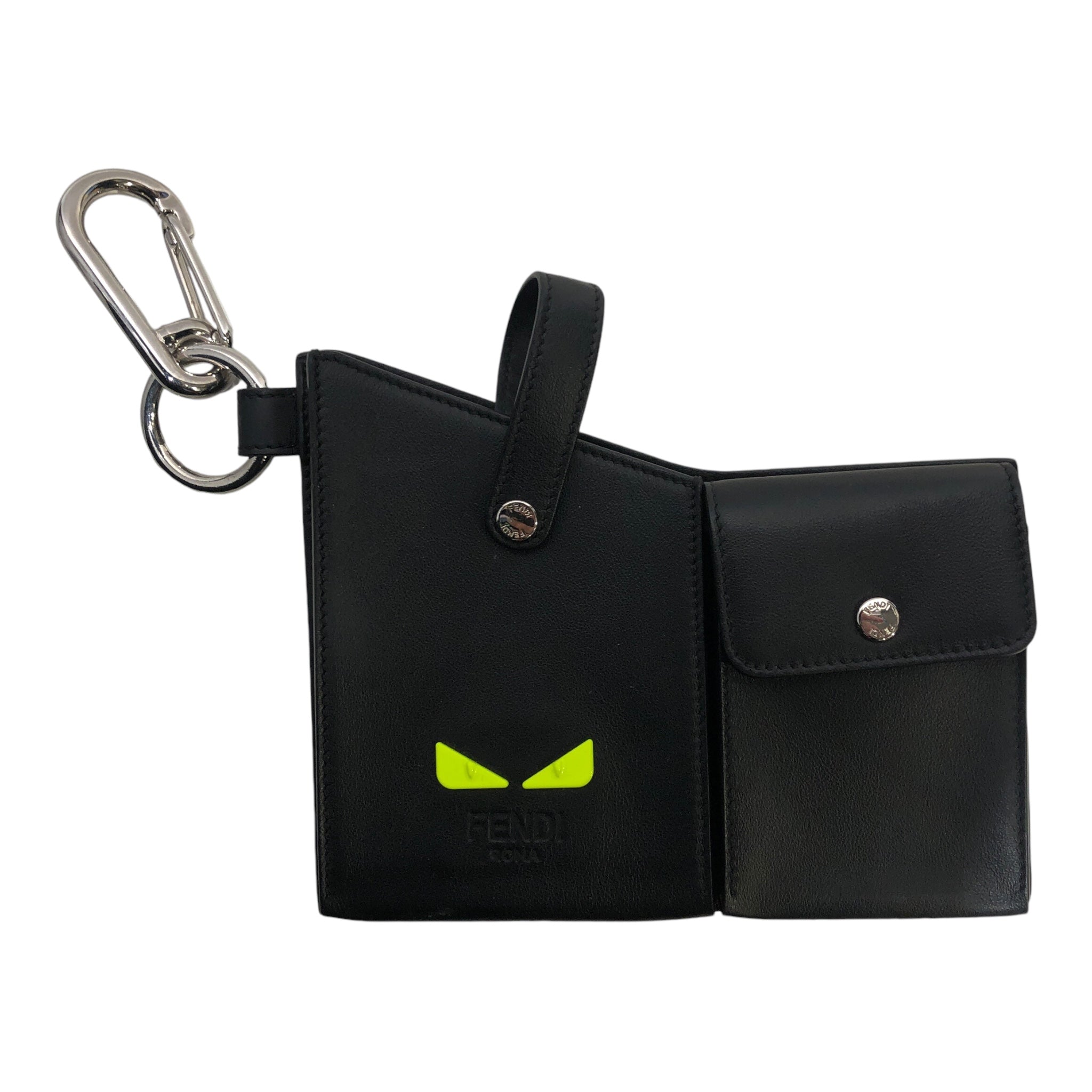 FENDI/Pouch/Leather/BLK/Fendi Monsters Carrabiner – 2nd STREET USA
