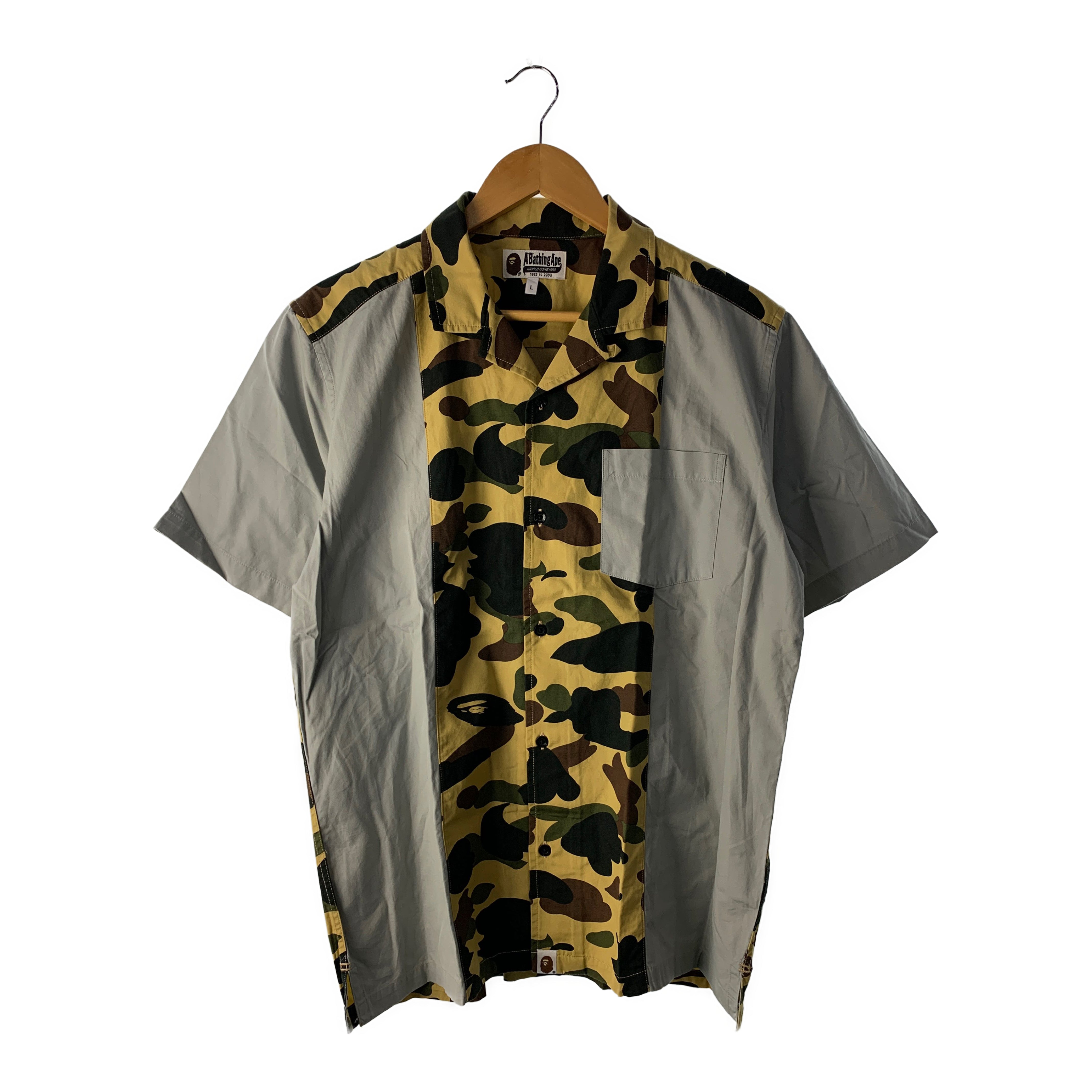 BAPE/SS Shirt/L/Camel/Cotton/001SHC801005X – 2nd STREET USA