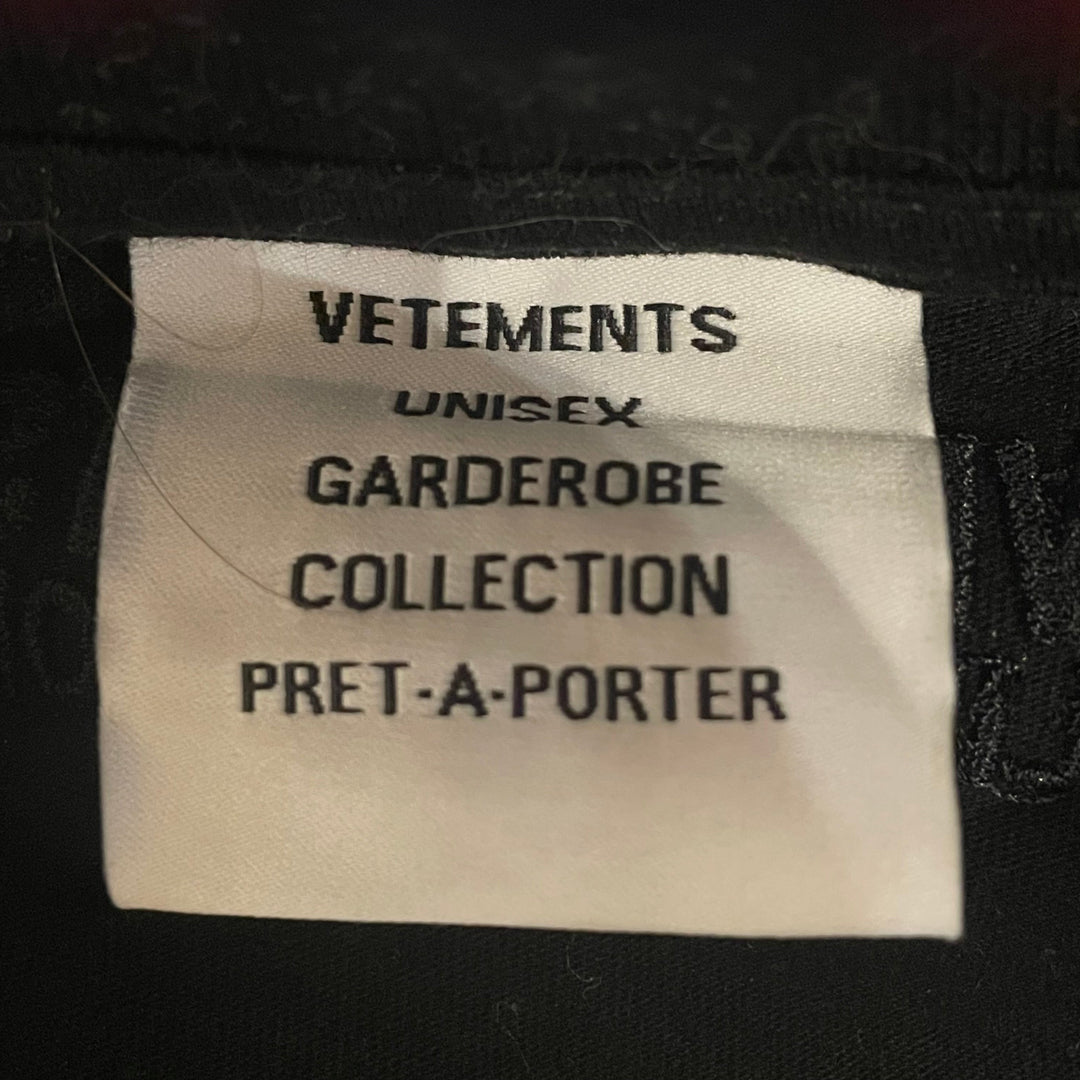VETEMENTS/T-Shirt/L/Cotton/BLK/Graphic/Death Metal Oversized – 2nd ...