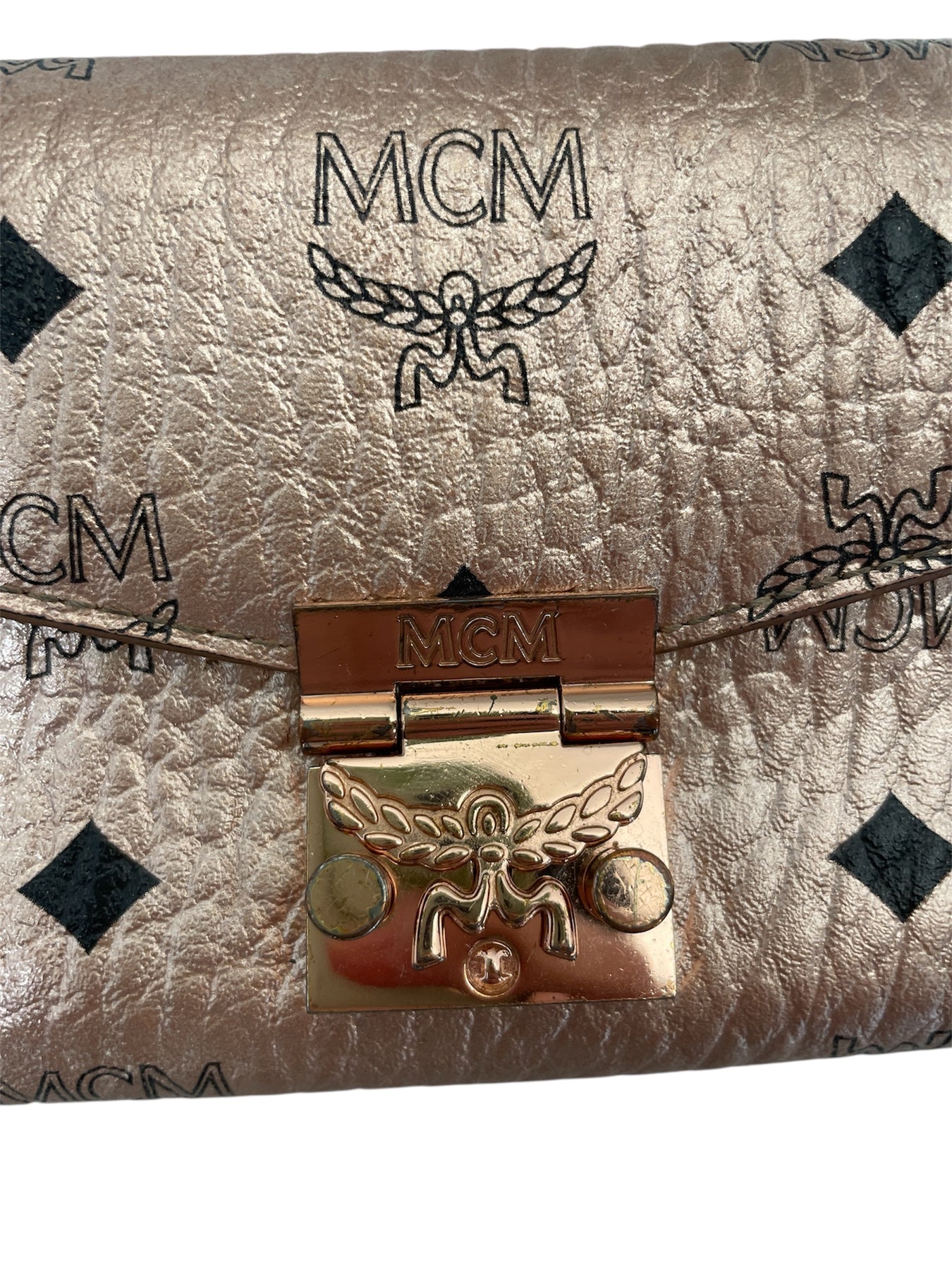 MCM/Long Wallet/S/Monogram/Leather/GLD/ – 2nd STREET USA