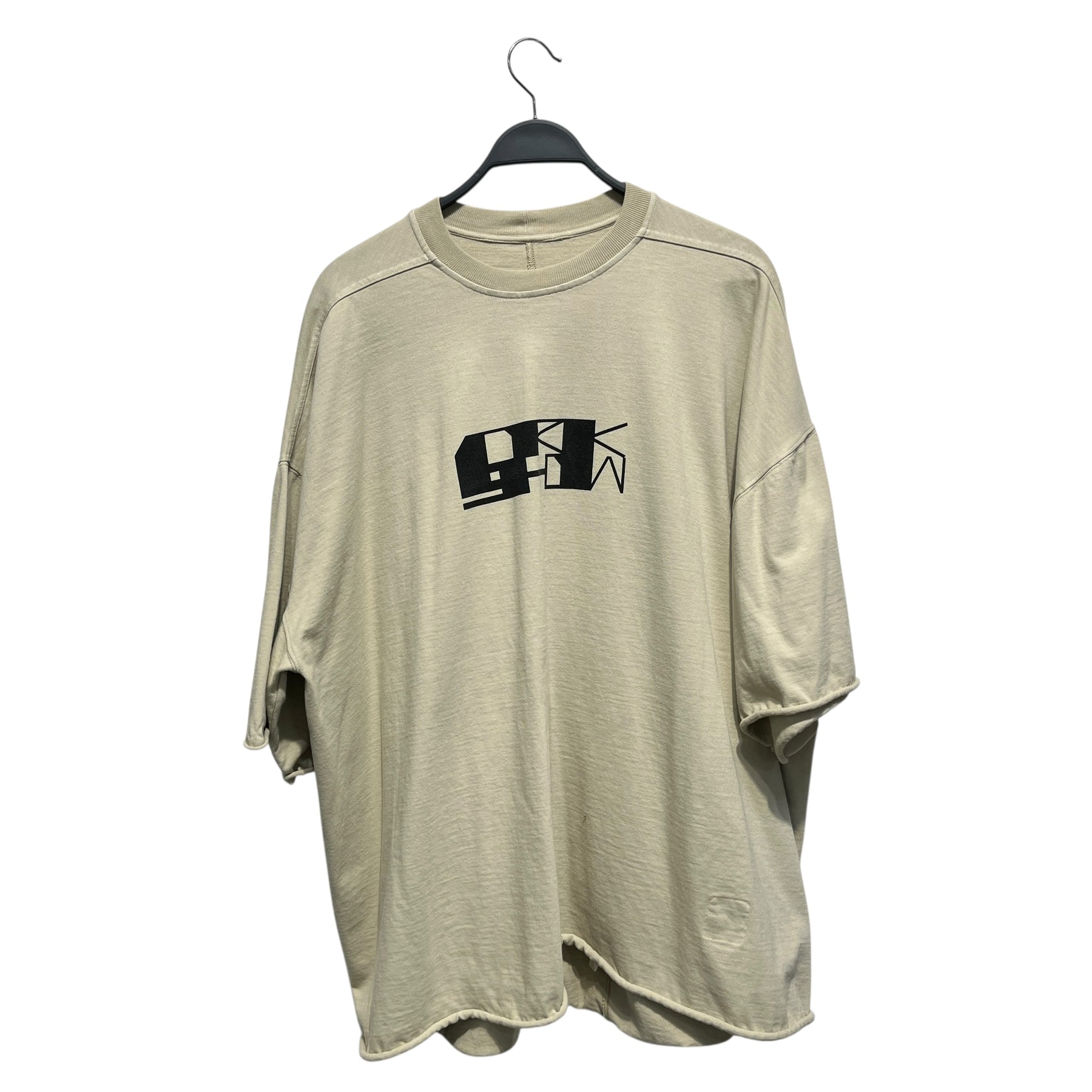 Rick Owens/T-Shirt/Cotton/KHK/DRK SHDW LOGO – 2nd STREET USA