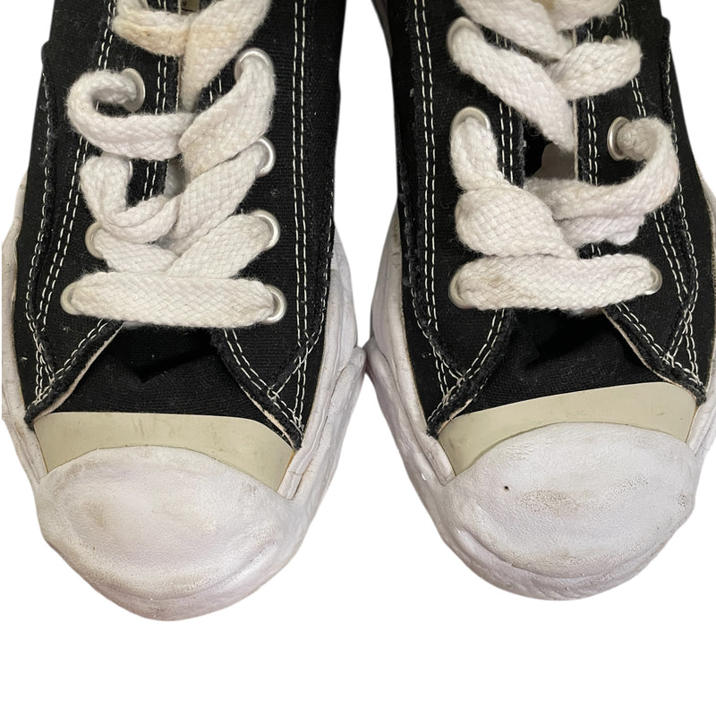 MIHARA YASUHIRO/Low-Sneakers/EU 45/Border/BLK/Hank OG Sole – 2nd STREET USA
