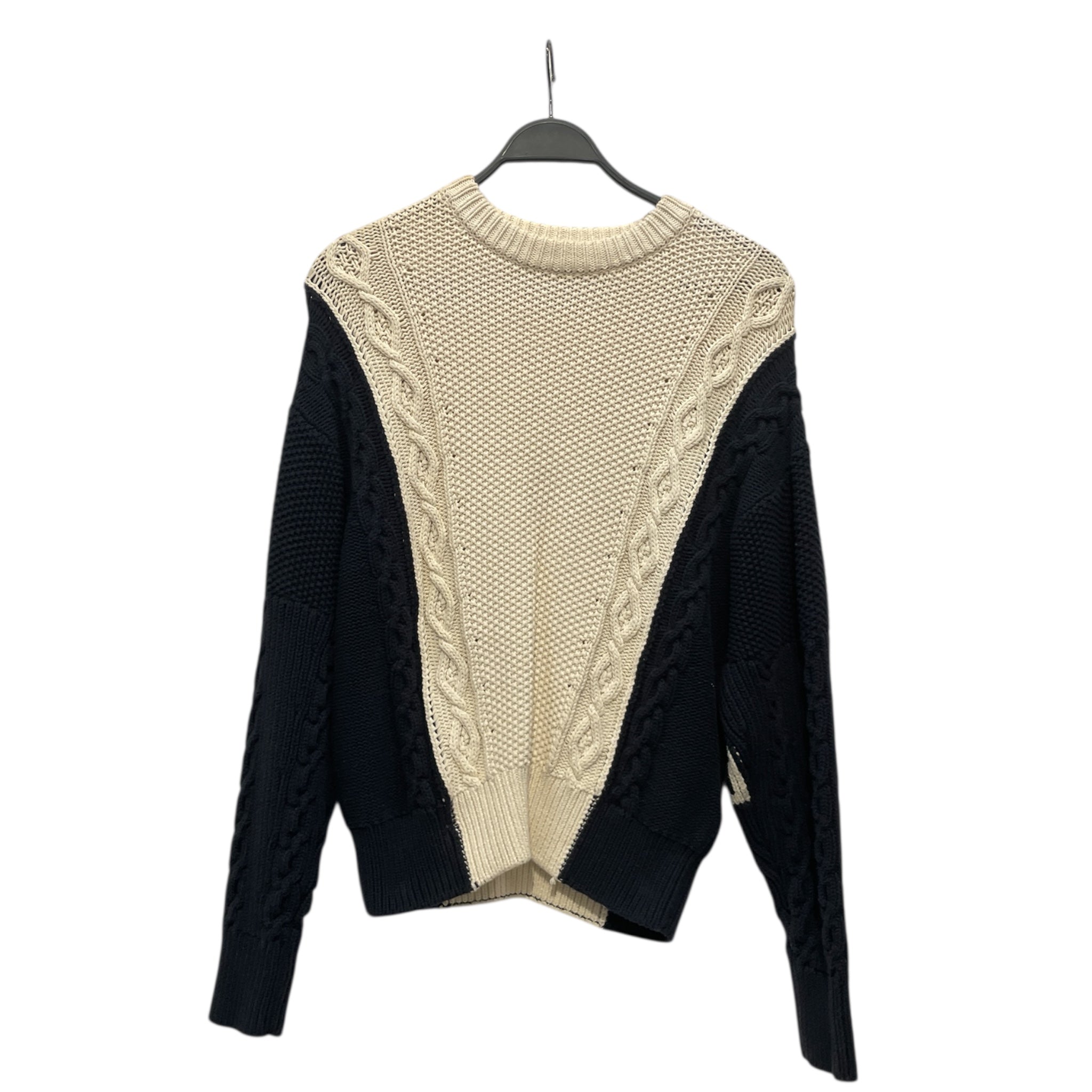 KITH/Sweater/S/Stripe/Cotton/CRM/Oversize/KITH CREME/BLUE HEAVY SWEATE ...