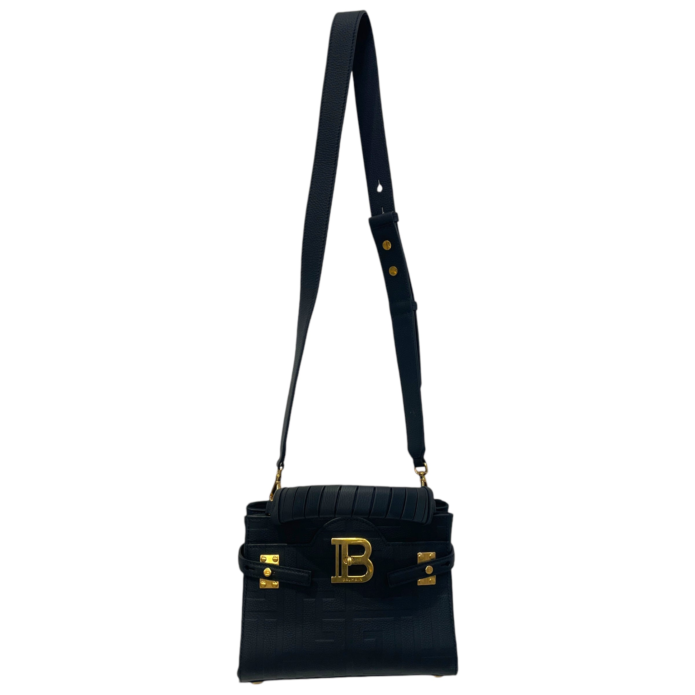 BALMAIN/Cross Body Bag/Leather/BLK/ – 2nd STREET USA