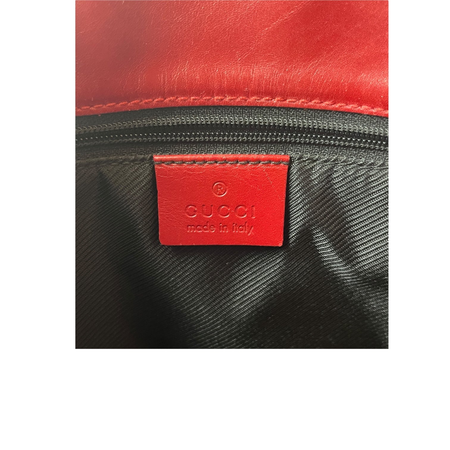 GUCCI/Hand Bag/Monogram/Cotton/RED/GG CANVAS BUCKET BAG – 2nd STREET USA