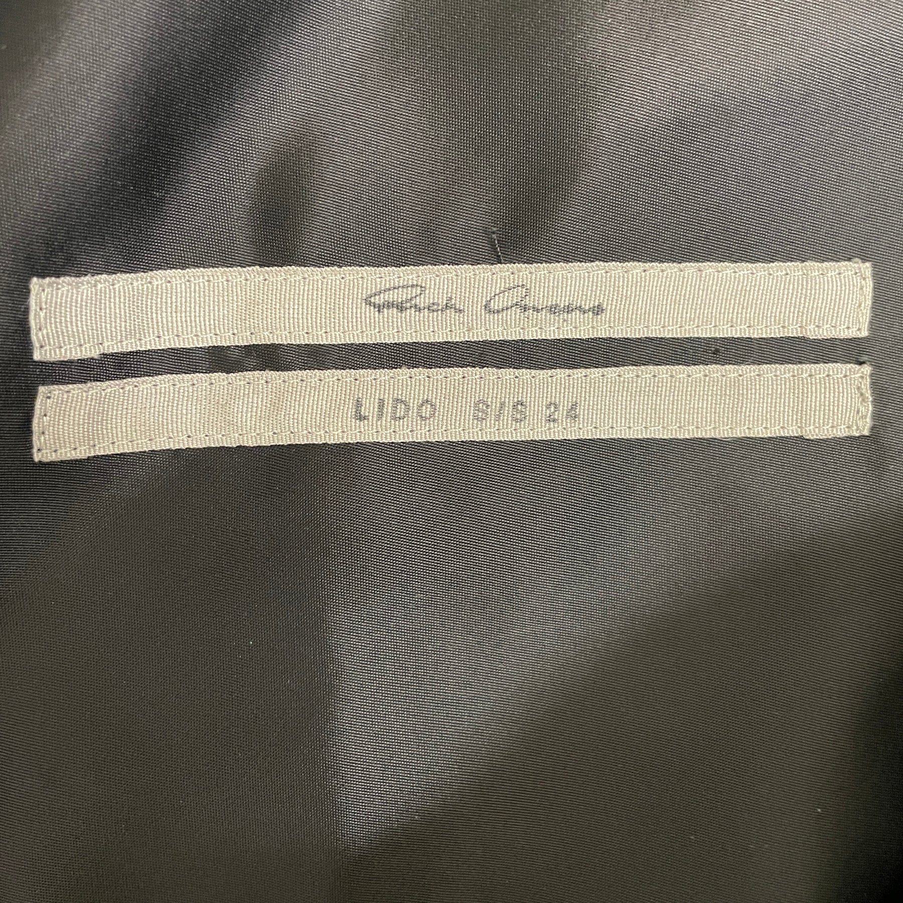Rick Owens/Jacket/36/Polyester/BLK/Lido Gimp Jacket – 2nd STREET USA