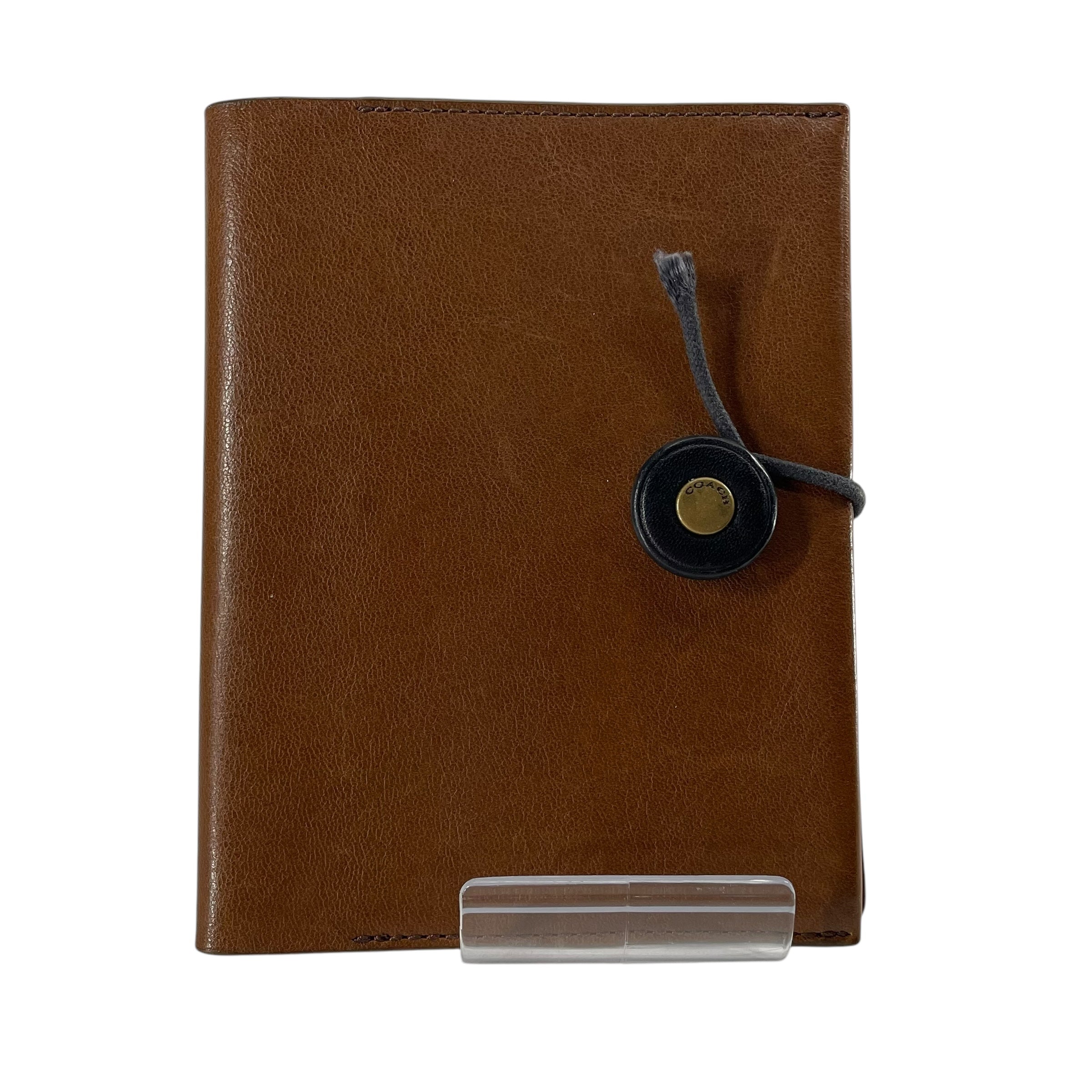 COACH/Bifold Wallet/Leather/BRW/button with string in back – 2nd STREET USA