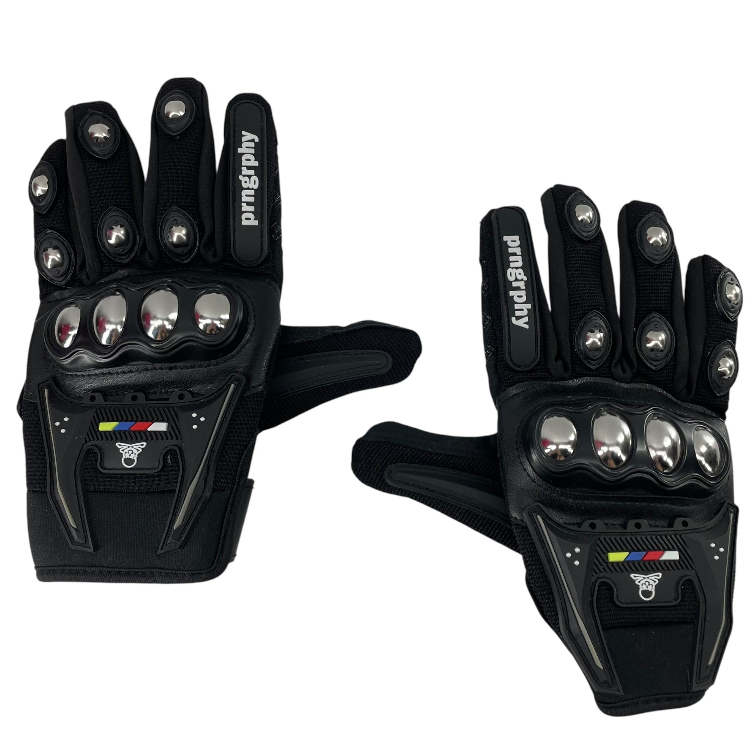 prngrphy/Gloves, Mittens/Polyester/BLK/SILVER KNUCKLES – 2nd STREET USA