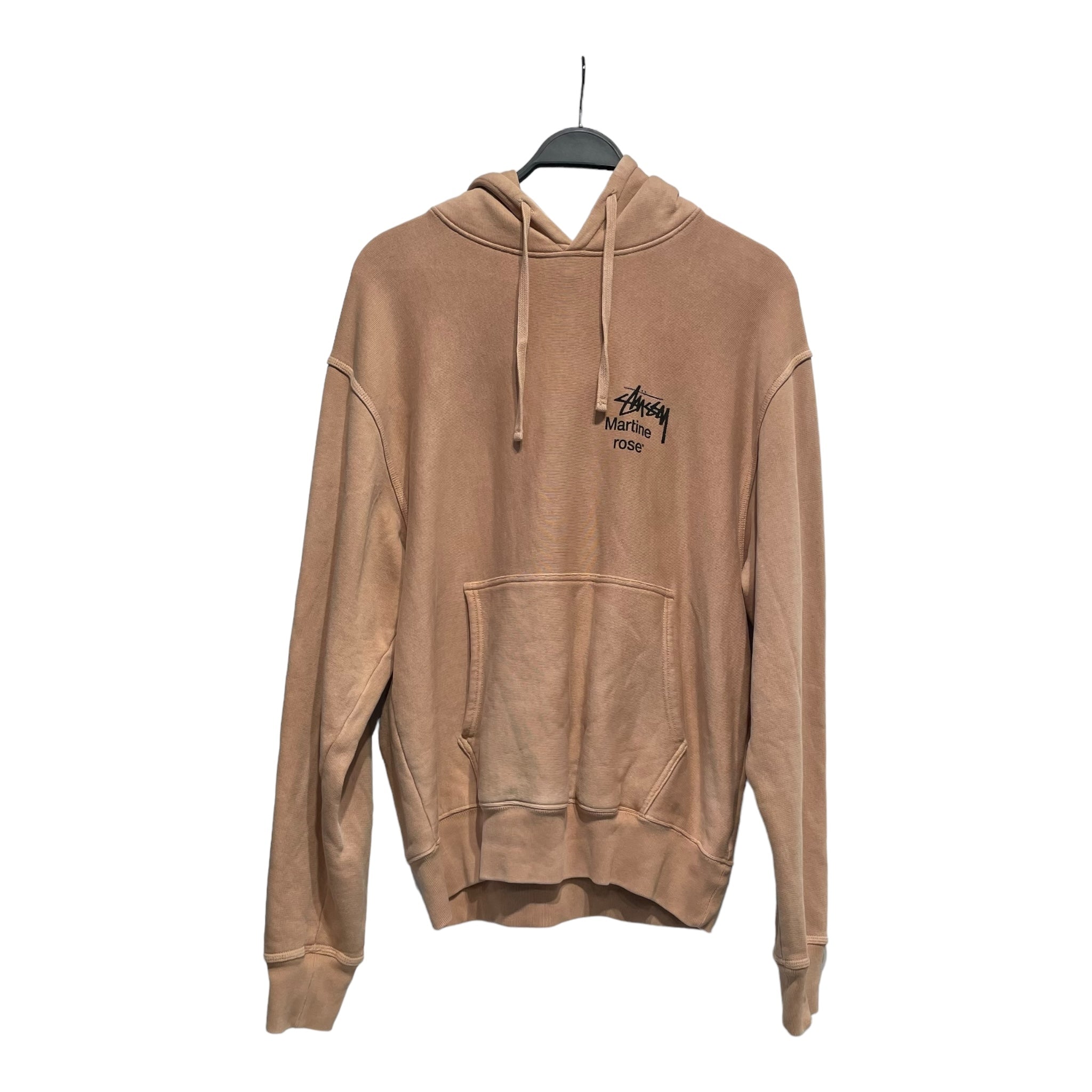 STUSSY/MARTINE ROSE/Hoodie/M/Graphic/Cotton/BEG/COLLAGE HOODIE – 2nd ...