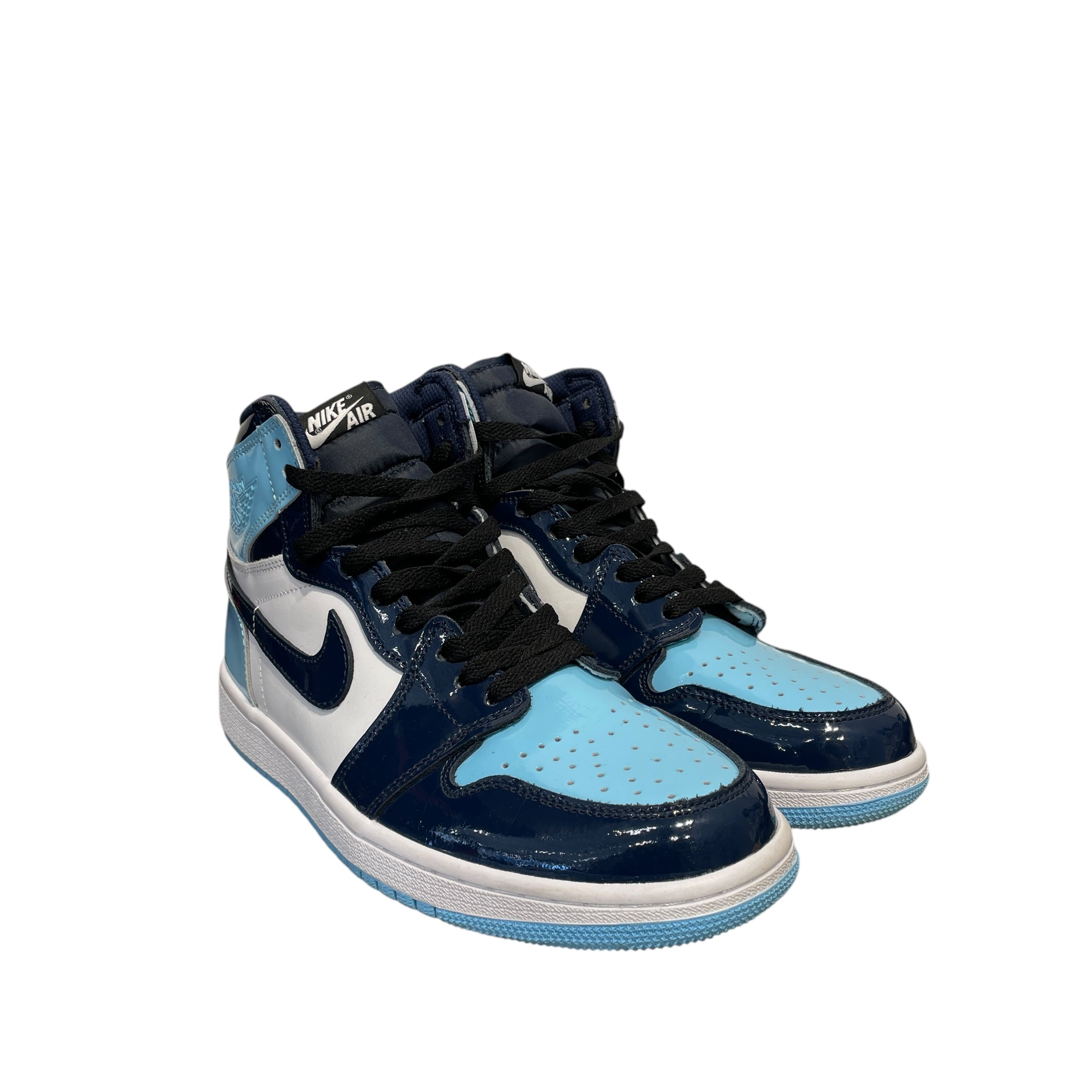 Jordan/Hi-Sneakers/US 9/Leather/BLU/UNC Patent – 2nd STREET USA