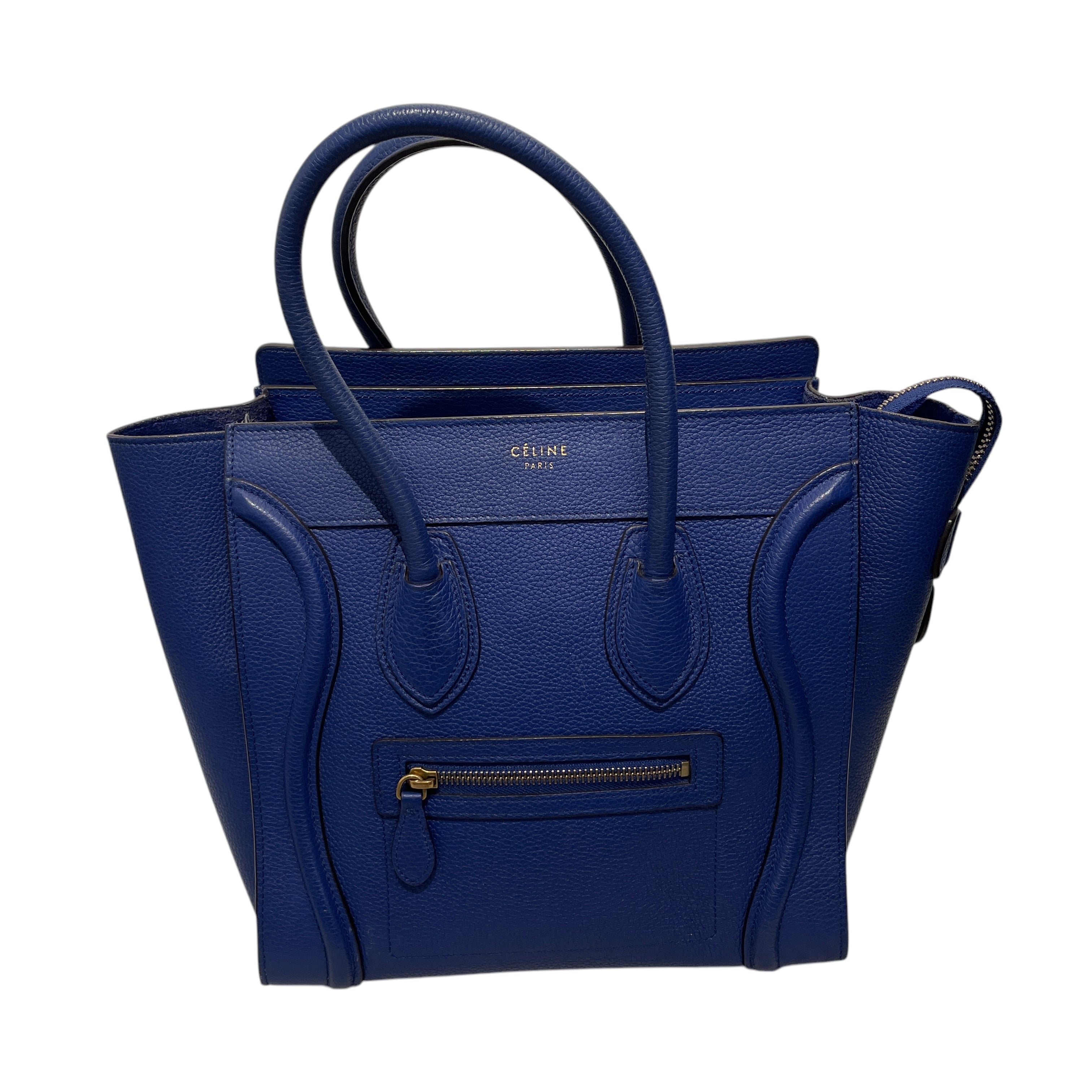 CELINE/Hand Bag/M/Leather/BLU/ – 2nd STREET USA