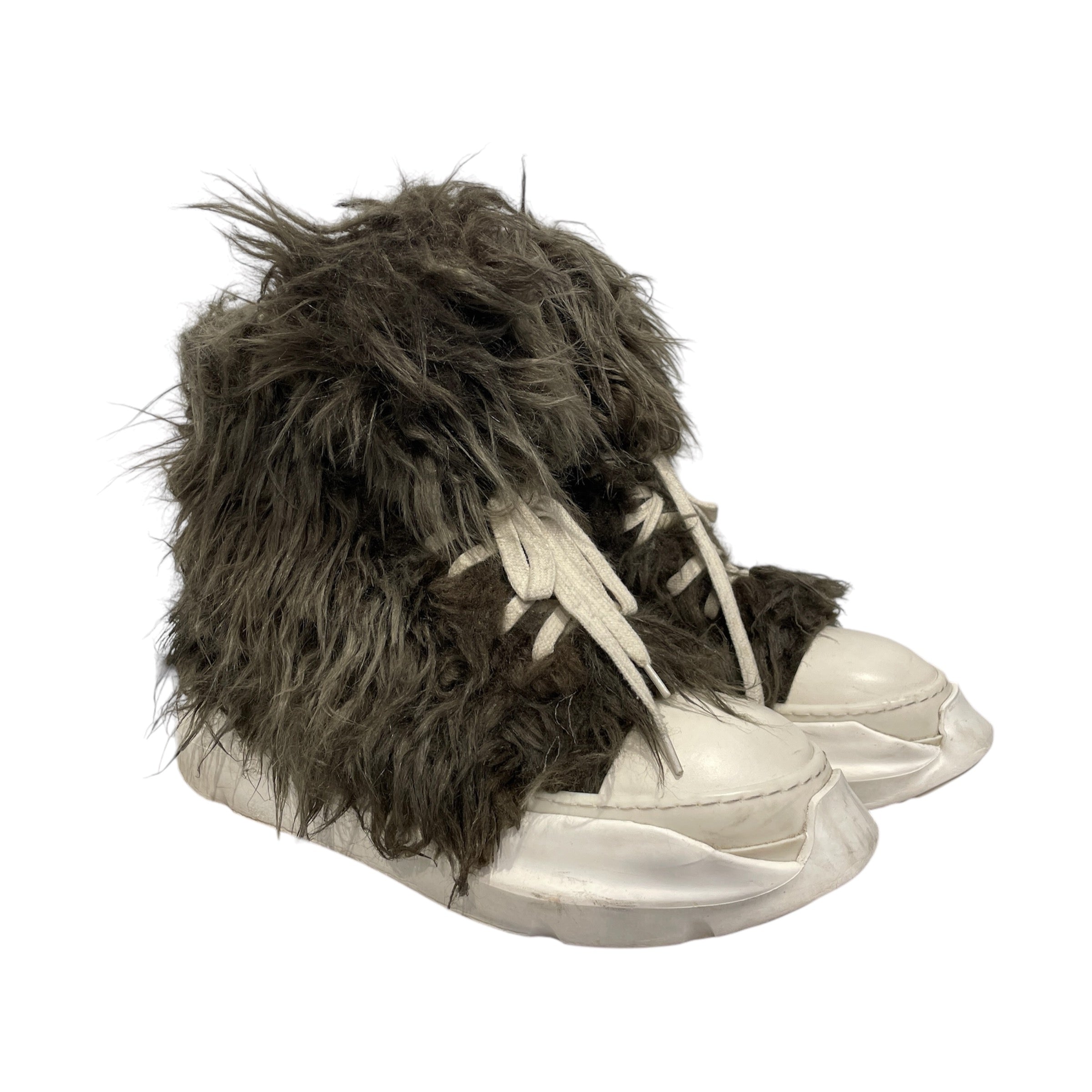 Rick Owens/Hi-Sneakers/EU 45/Fur/GRY/rick owens fur ramones – 2nd ...