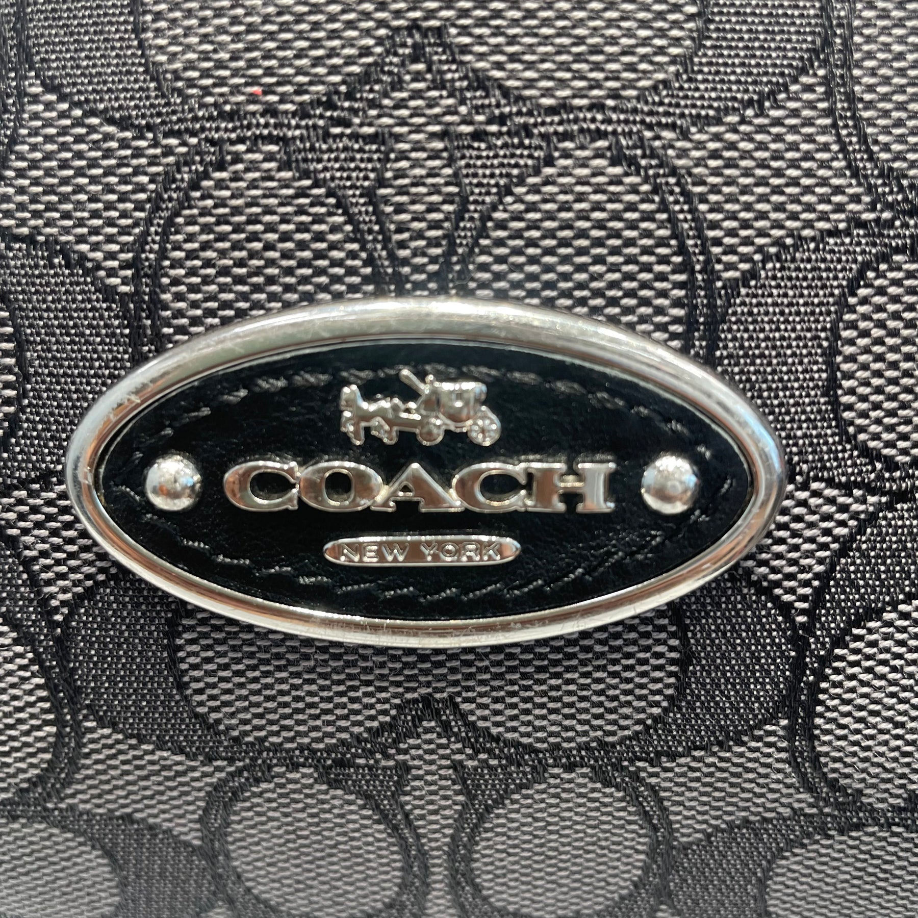 COACH/Hand Bag/M/Monogram/Cotton/BLK/ – 2nd STREET USA