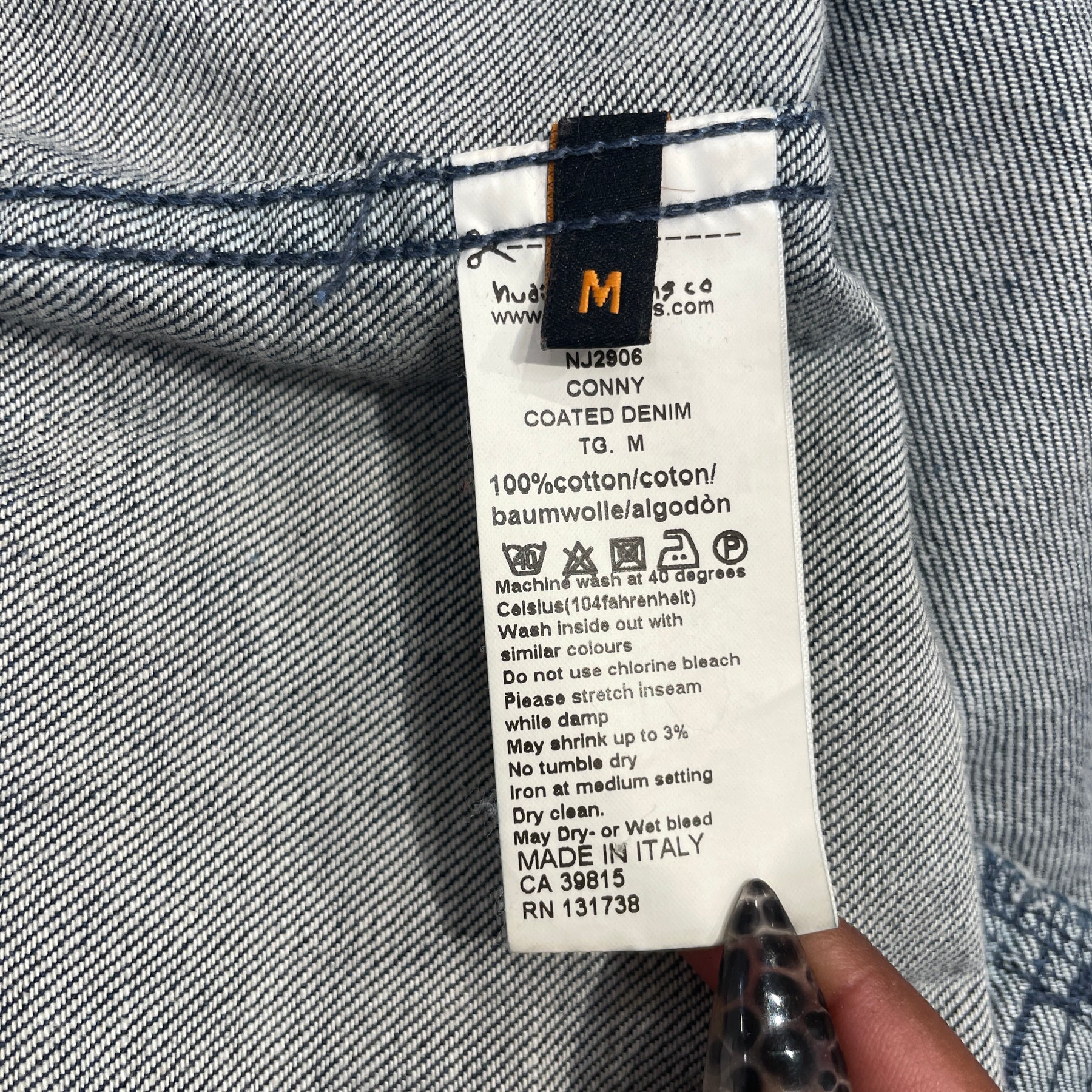 NUDIE JEANS/Jacket/M/IDG/ – 2nd STREET USA