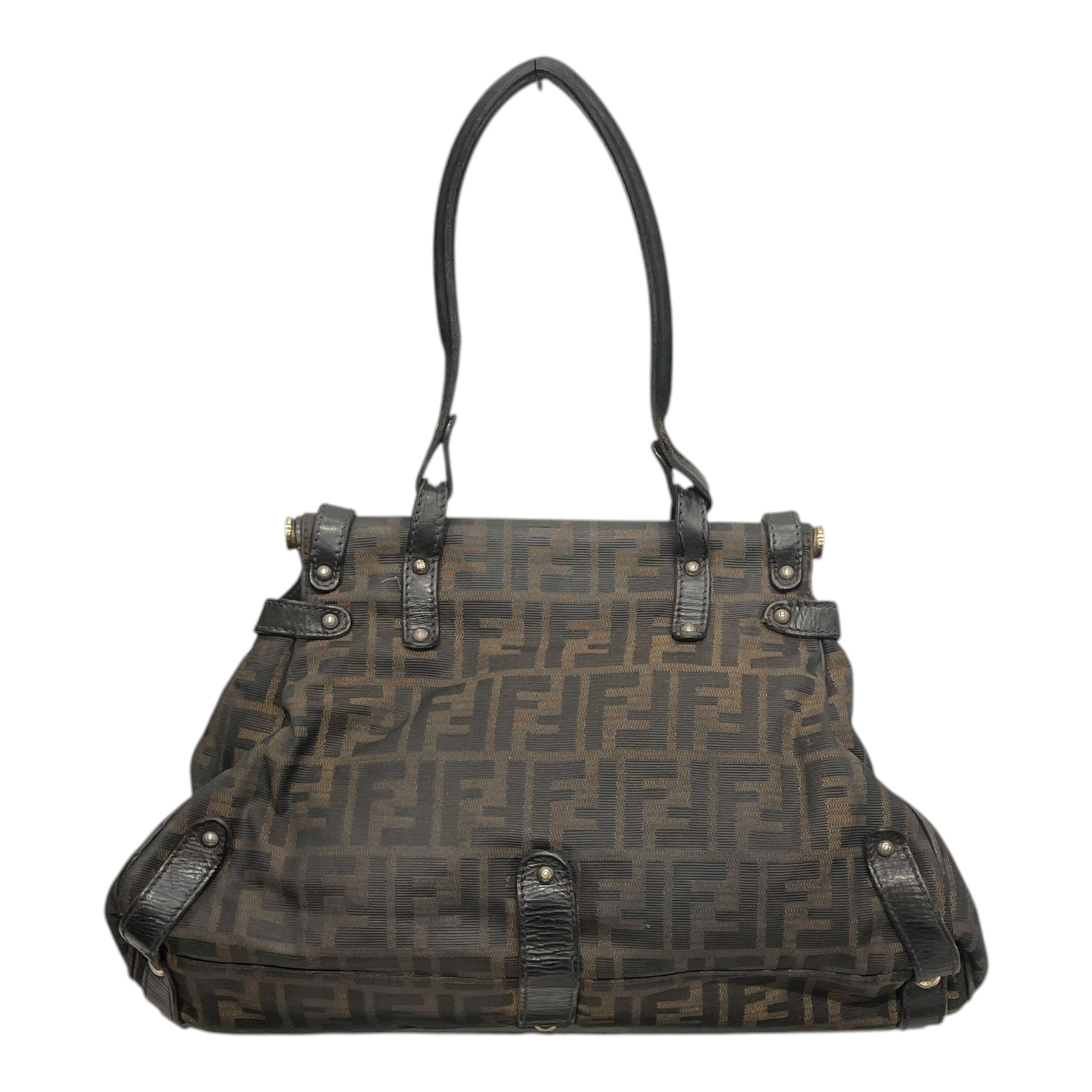 FENDI/Hand Bag/Monogram/Cotton/BRW/ZUCCA MAGIC BAG – 2nd STREET USA