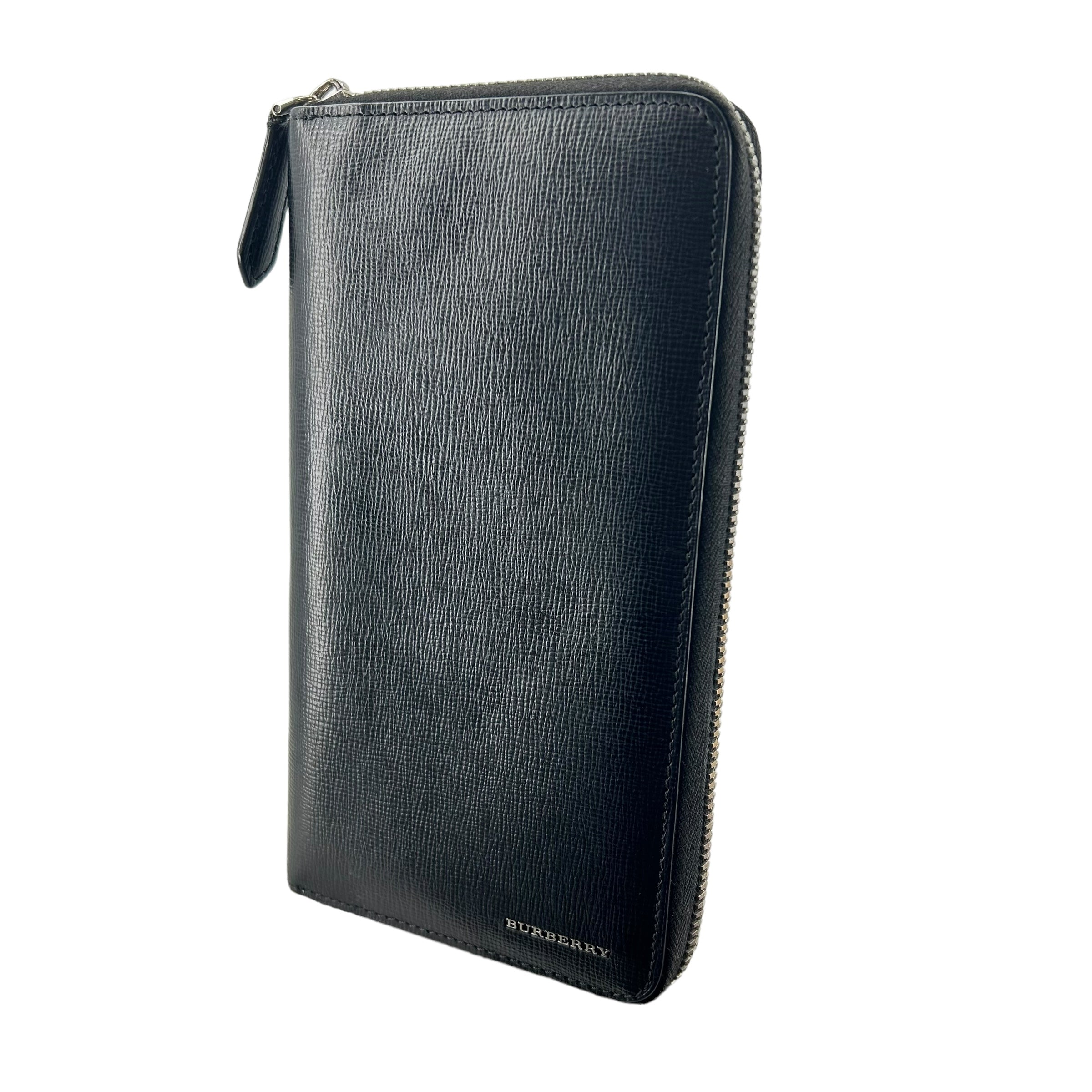 BURBERRY/Long Wallet/Black/Leather/ – 2nd STREET USA
