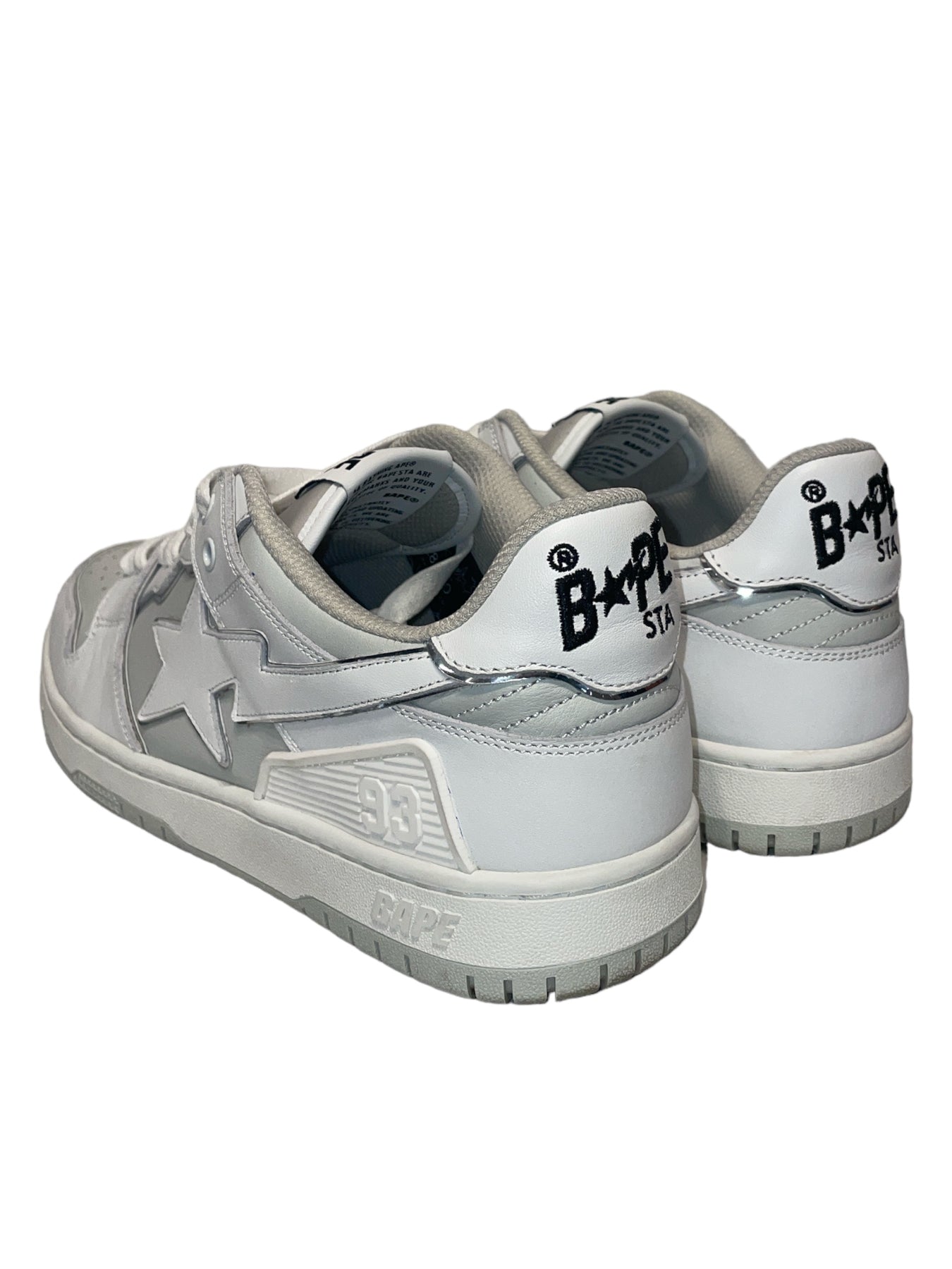 BAPE/Low-Sneakers/US 10/Leather/WHT/ – 2nd STREET USA