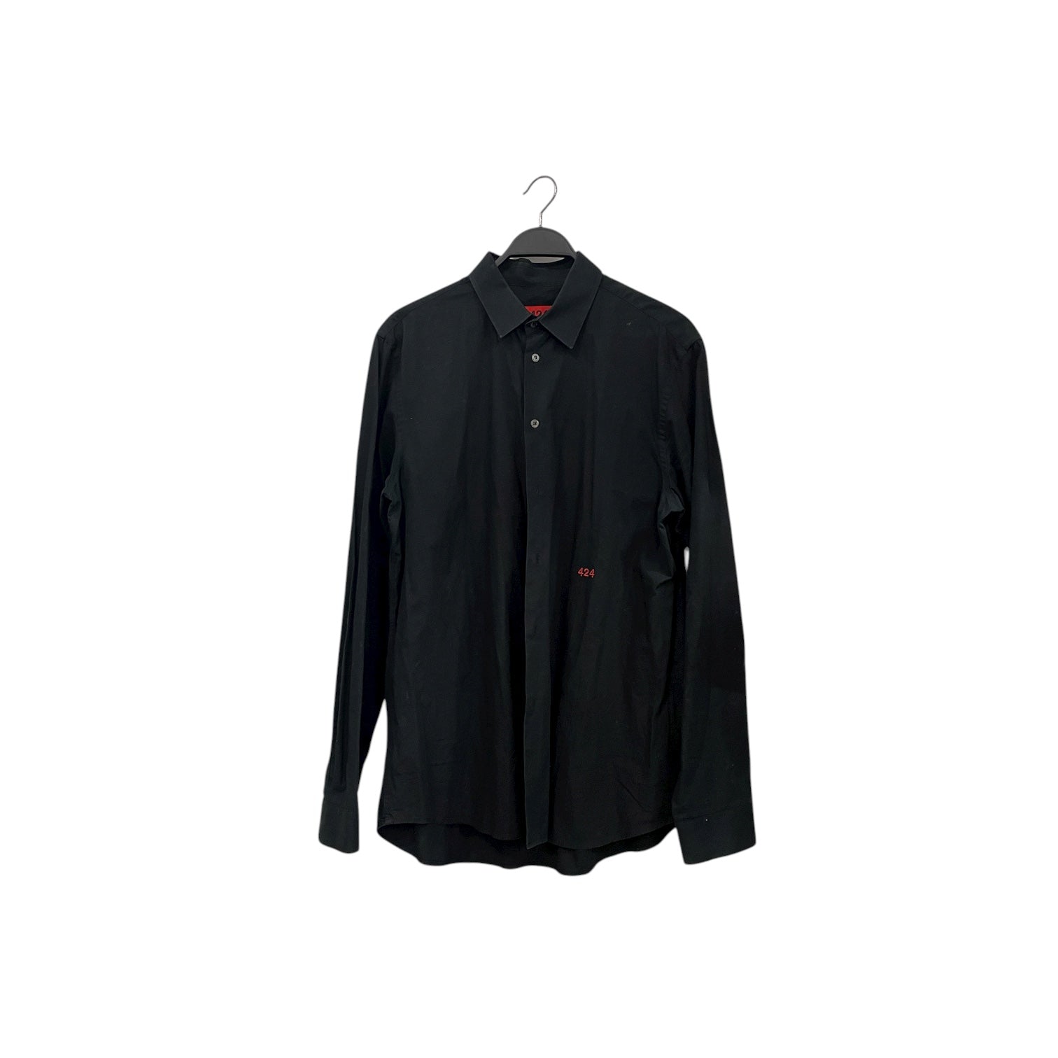 424(FourTwoFour)/LS Shirt/XL/Cotton/BLK/Plain Button Up – 2nd STREET USA