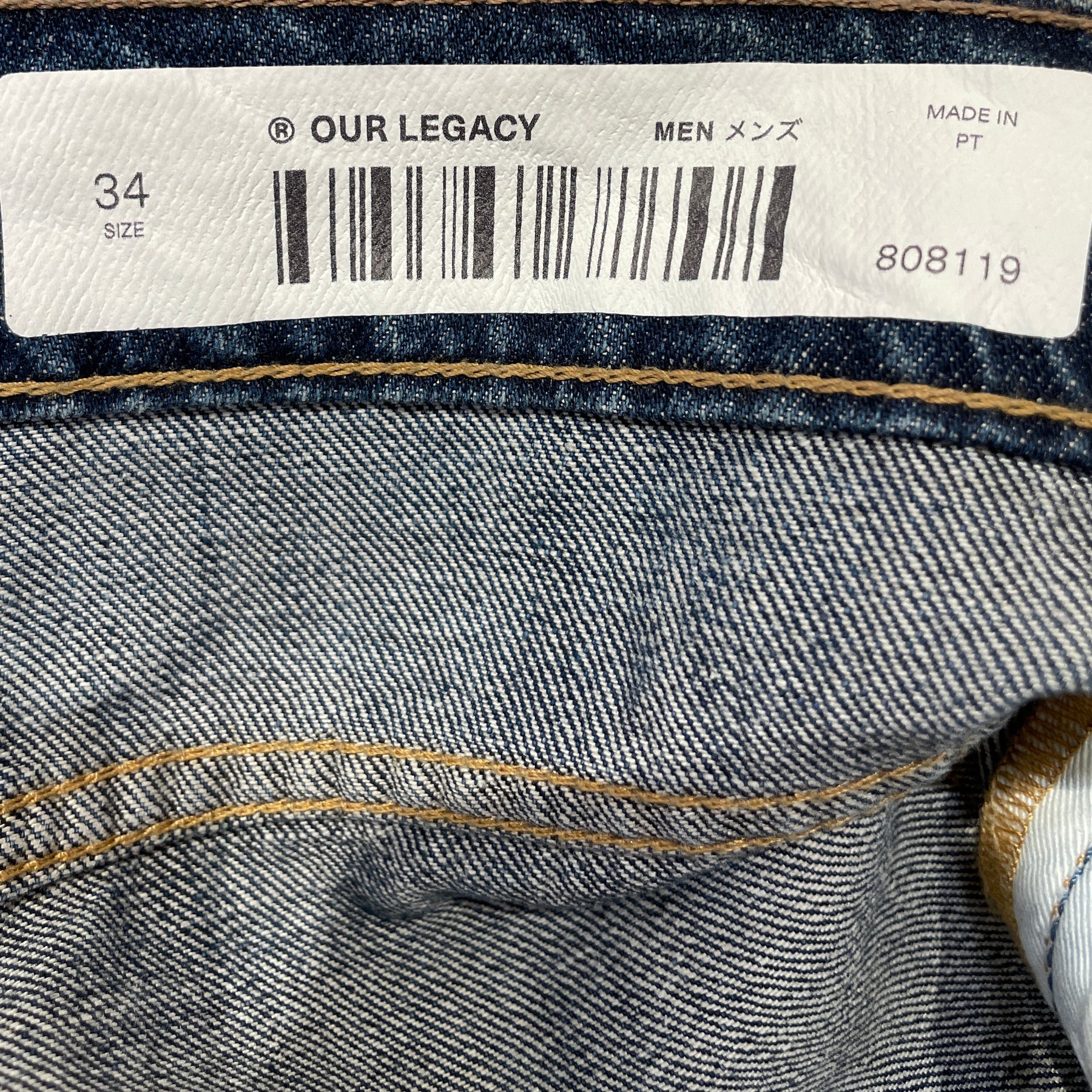 OUR LEGACY/Straight Pants/34/Denim/BLU/70'S CUT – 2nd STREET USA