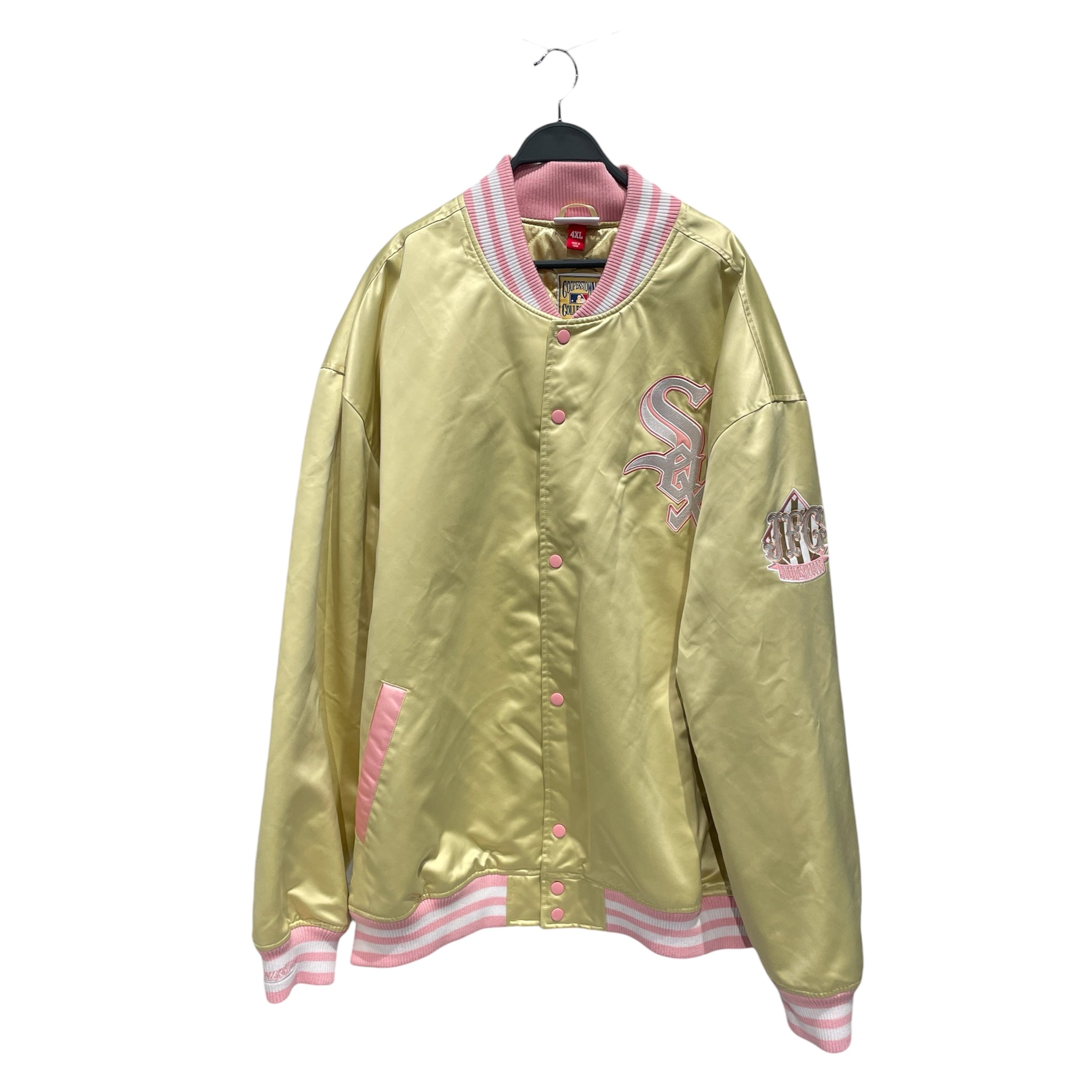 JoeFreshGoods/Jacket/XXXXL/Polyester/BEG/Graphic/White Sox Satin Jacke ...