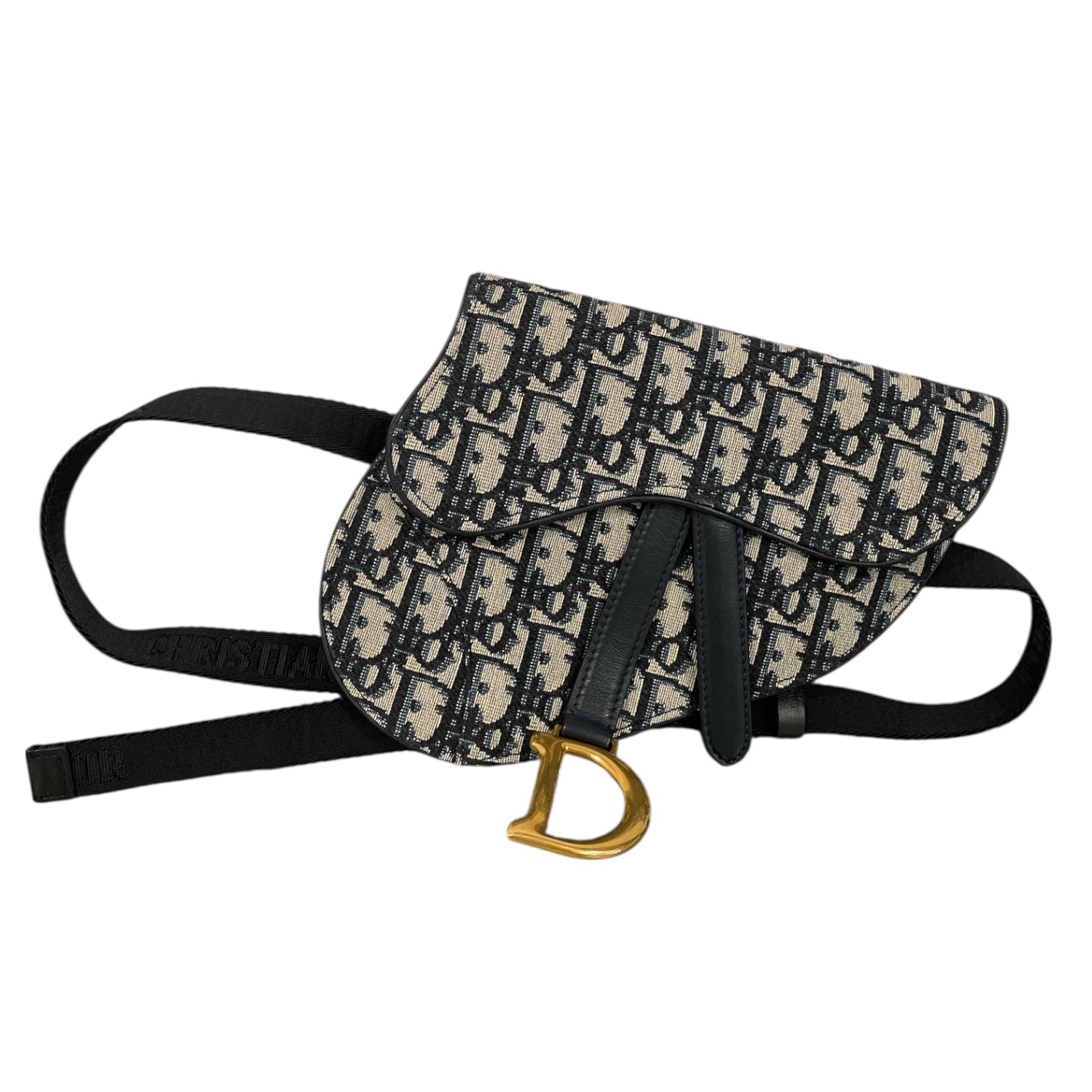 Christian Dior/Fanny Pack/Monogram/Cotton/BLU/SADDLE BELT BAG – 2nd ...