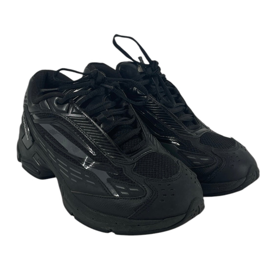 RAF SIMONS/Low-Sneakers/EU 40/Cotton/BLK/COLLAB – 2nd STREET USA