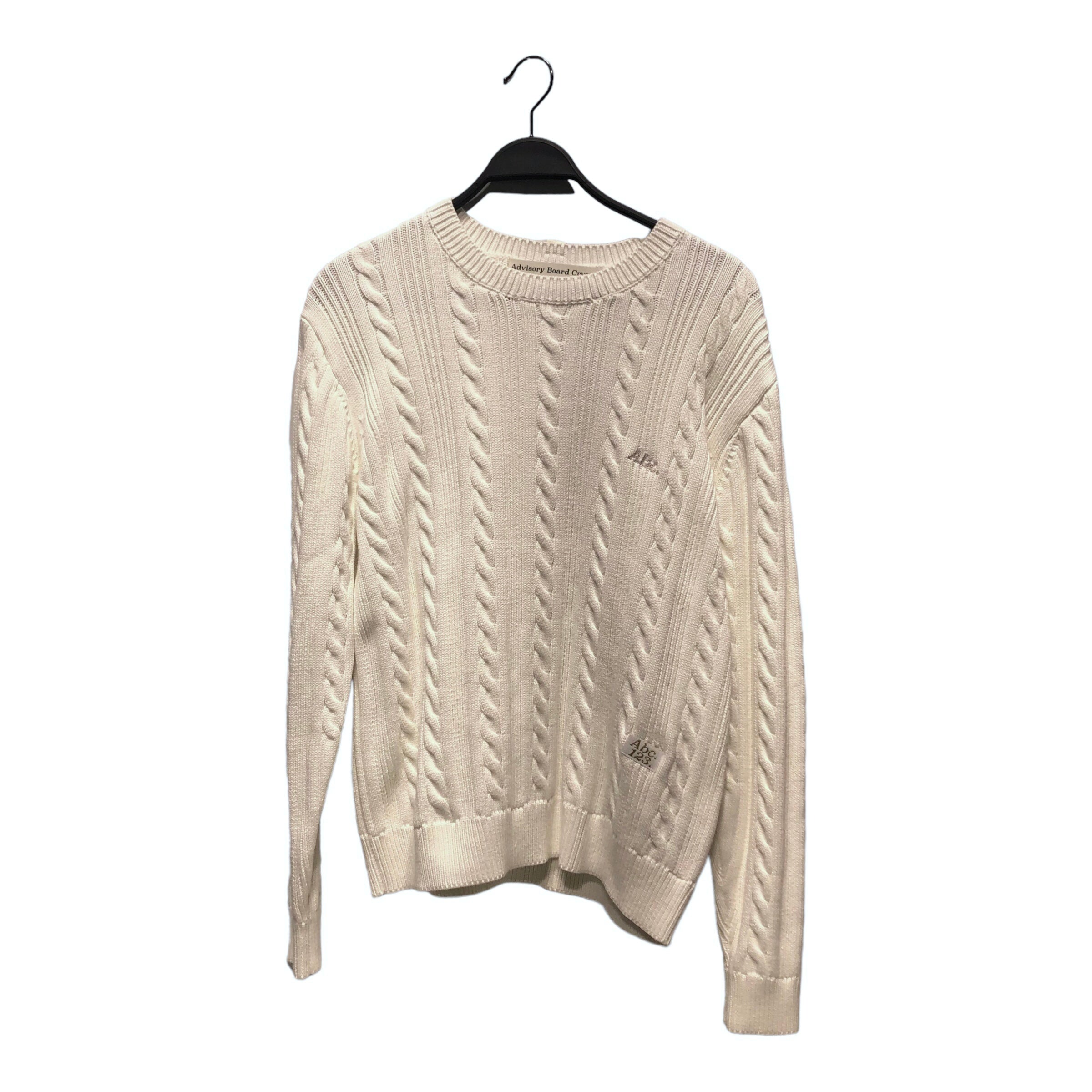 Advisory Board Crystals/Heavy Sweater/M/Cotton/WHT/ – 2nd STREET USA