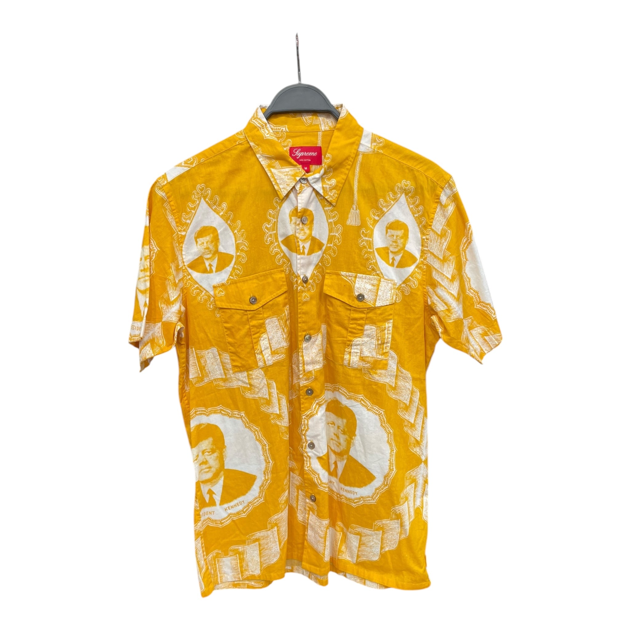 Supreme/SS Shirt/M/Cotton/YEL/All Over Print/JFK All-Over print – 2nd ...