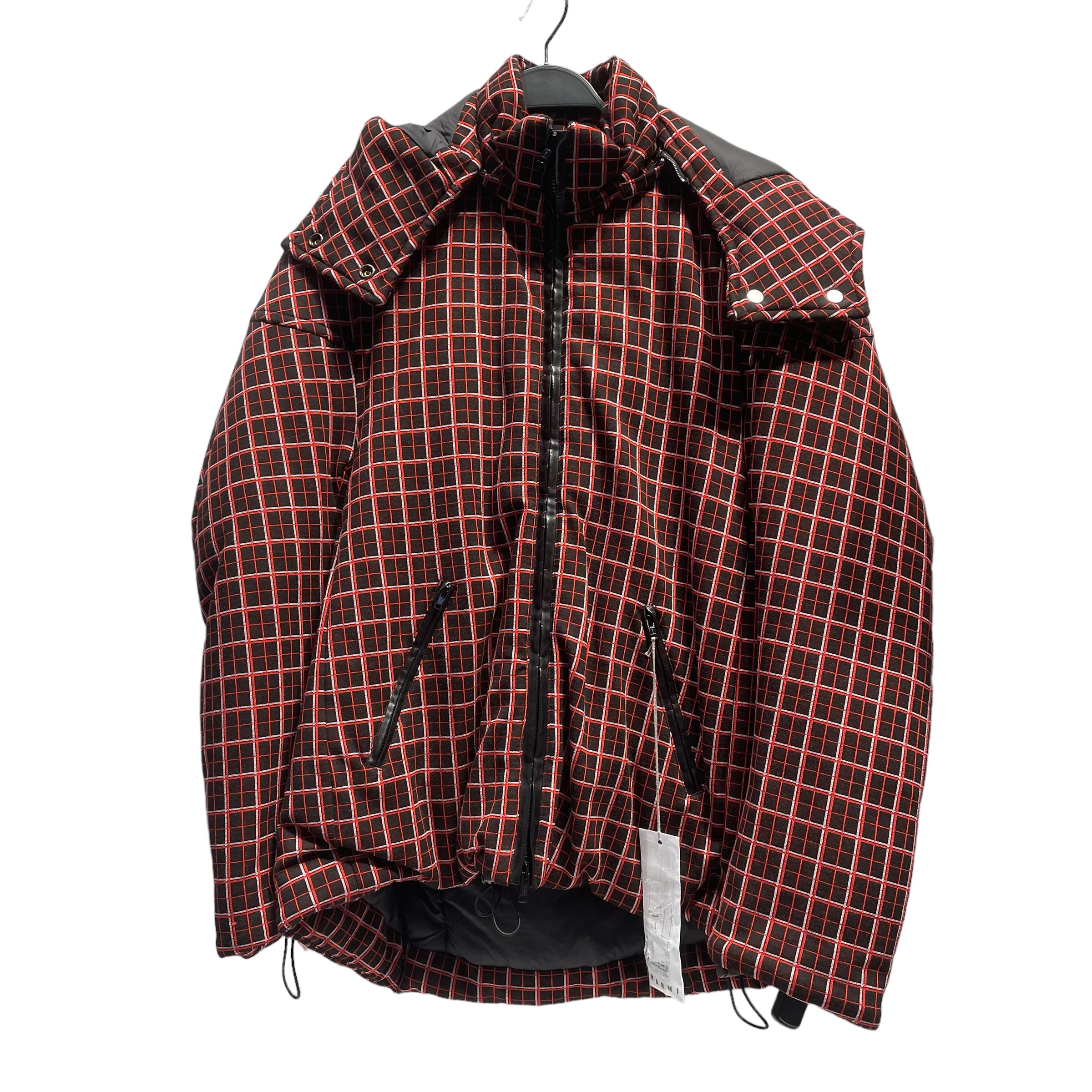 MARNI/Puffer Jkt/XS/Cotton/BLK/Plaid/ – 2nd STREET USA