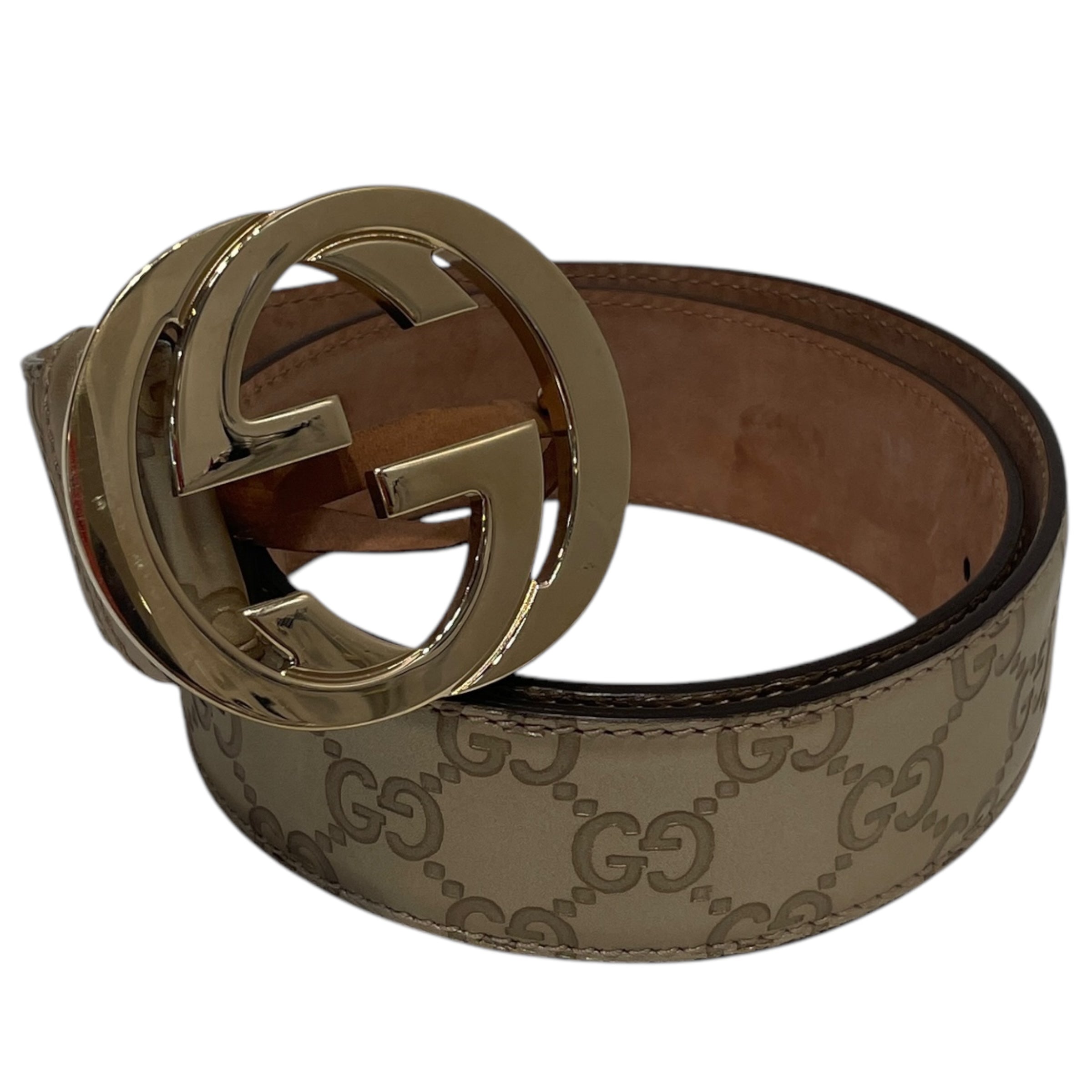 GUCCI/Belt/Monogram/Leather/SLV/ – 2nd STREET USA