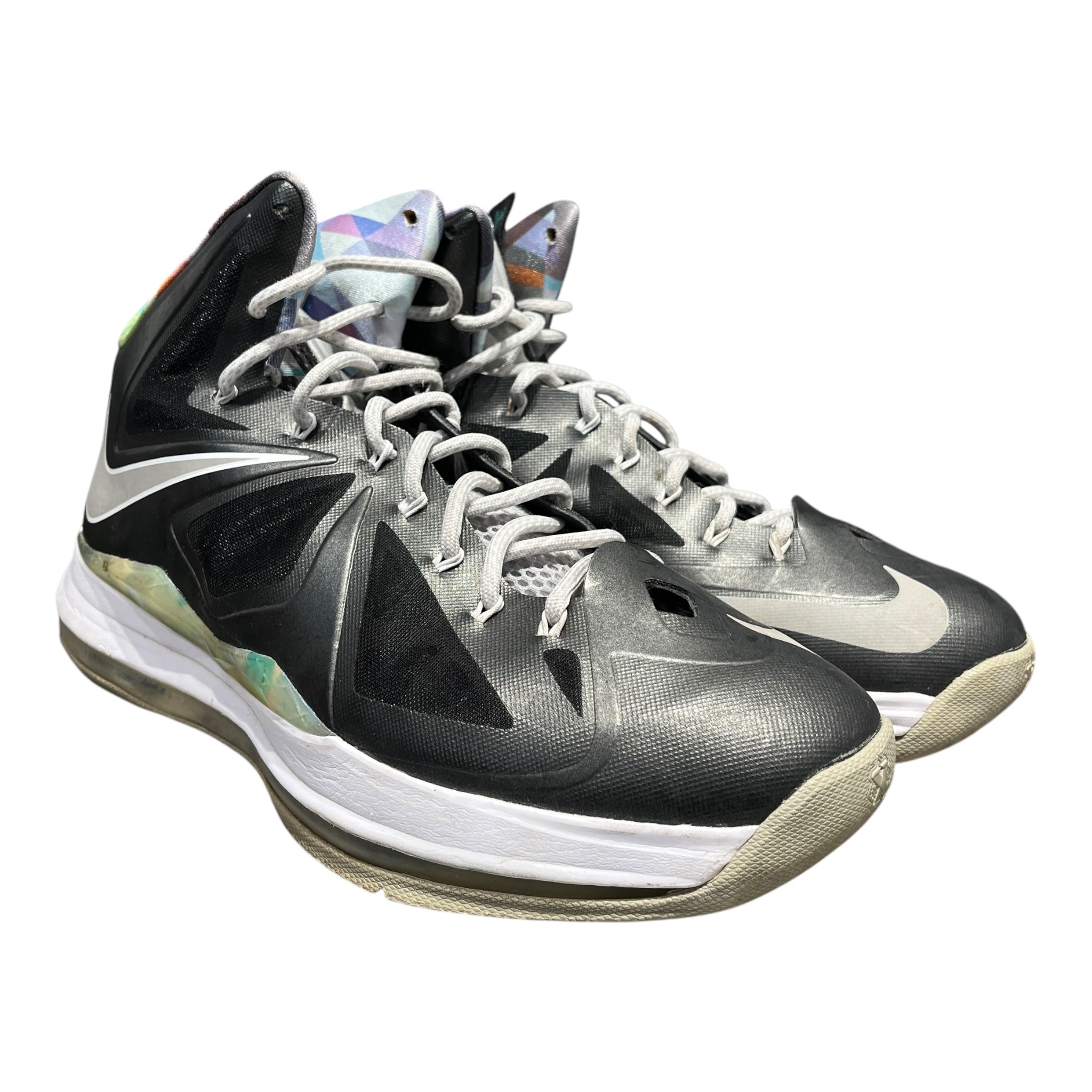 NIKE/Low-Sneakers/US 12/Leather/GRY/Lebron X Prism – 2nd STREET USA