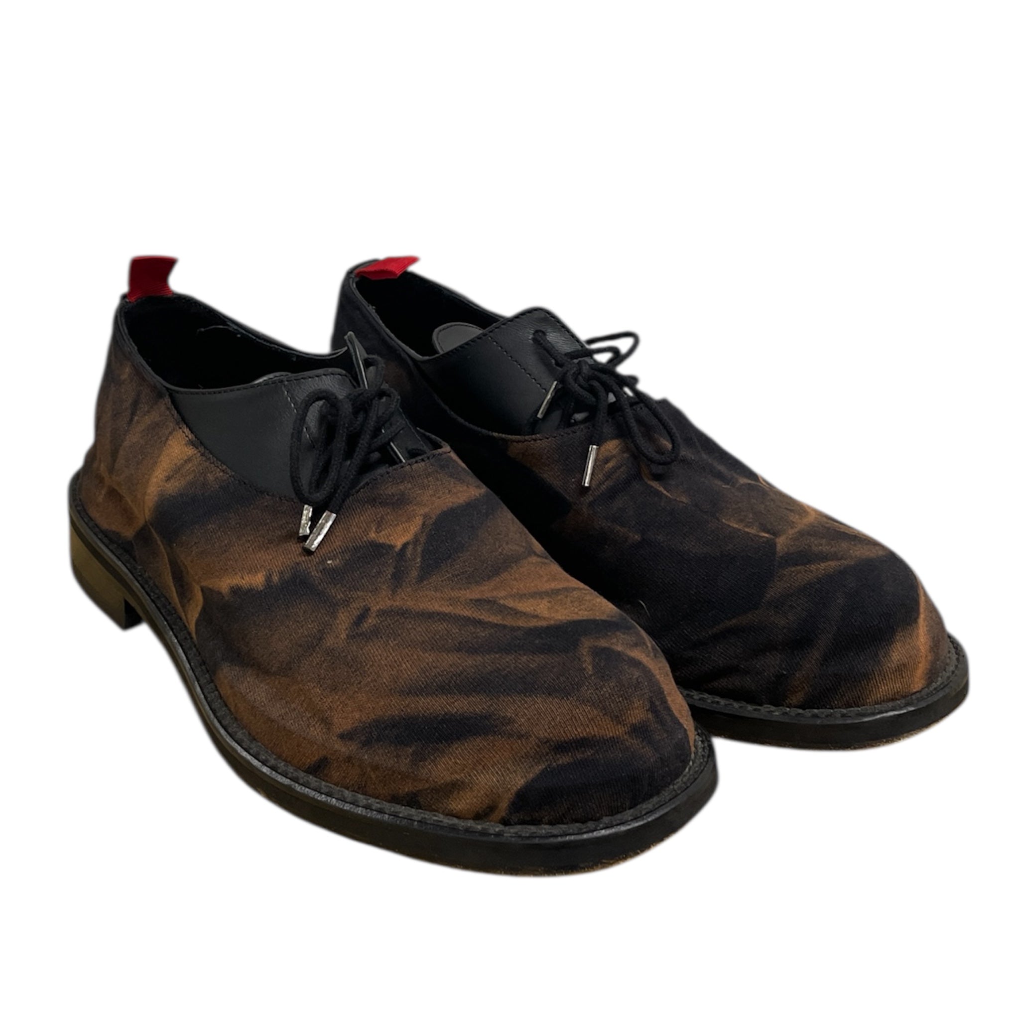 424(FourTwoFour)/Shoes/EU 43/Leather/BLK/DERBY BLEACH DYE – 2nd STREET USA