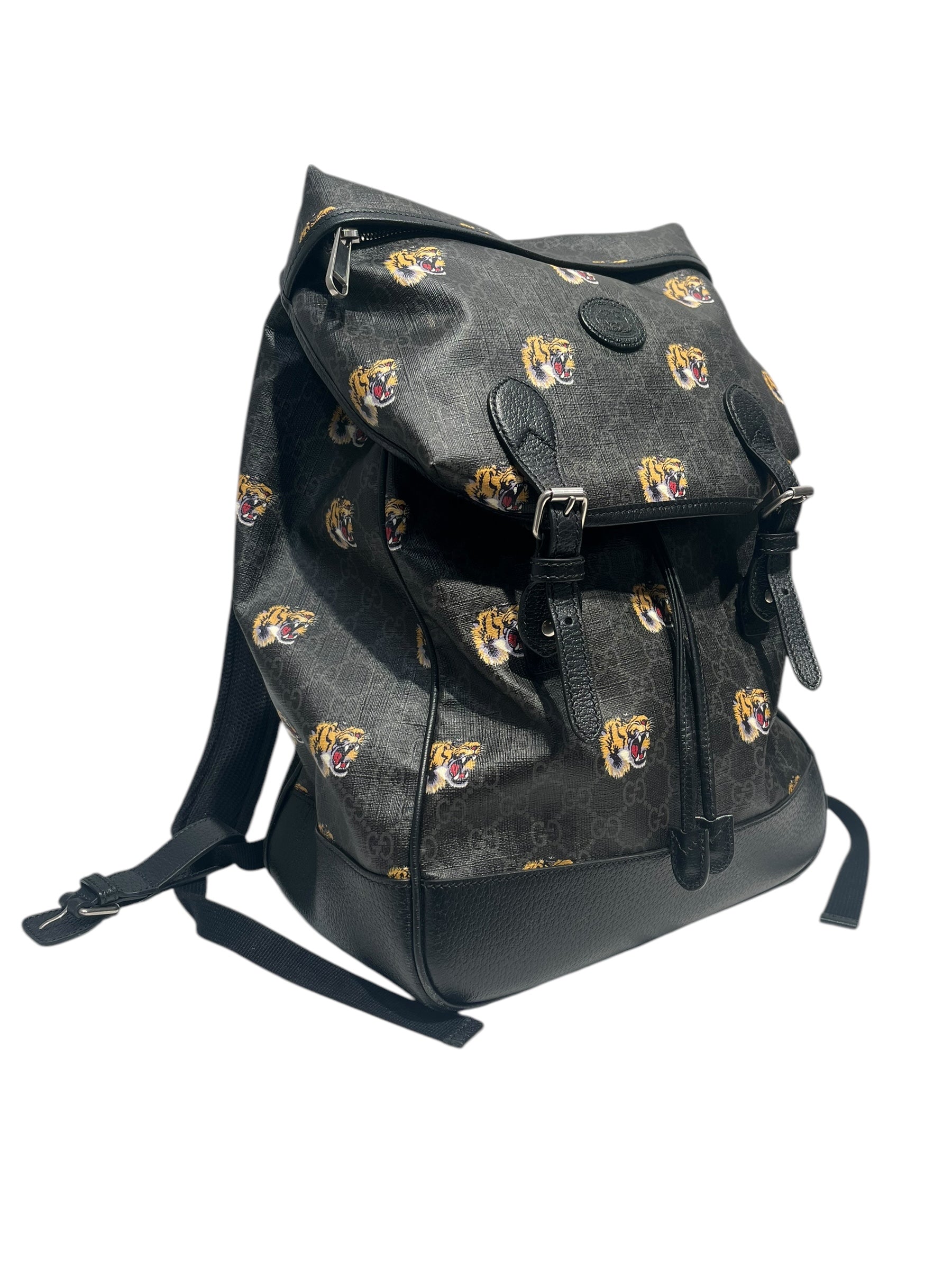 GUCCI/All Over Print/Leather/BLK/TIGER NO TEETH – 2nd STREET USA