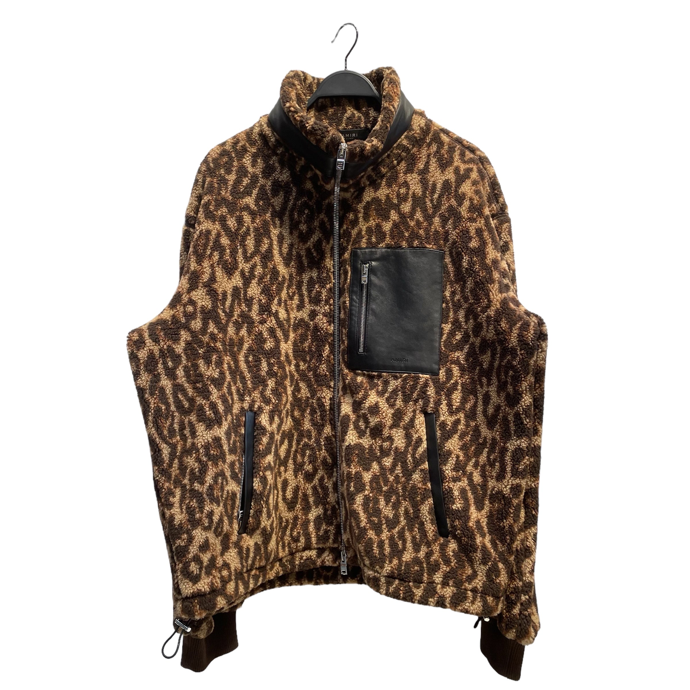 AMIRI/Fleece Jkt/XL/BRW/Animal Pattern/ – 2nd STREET USA
