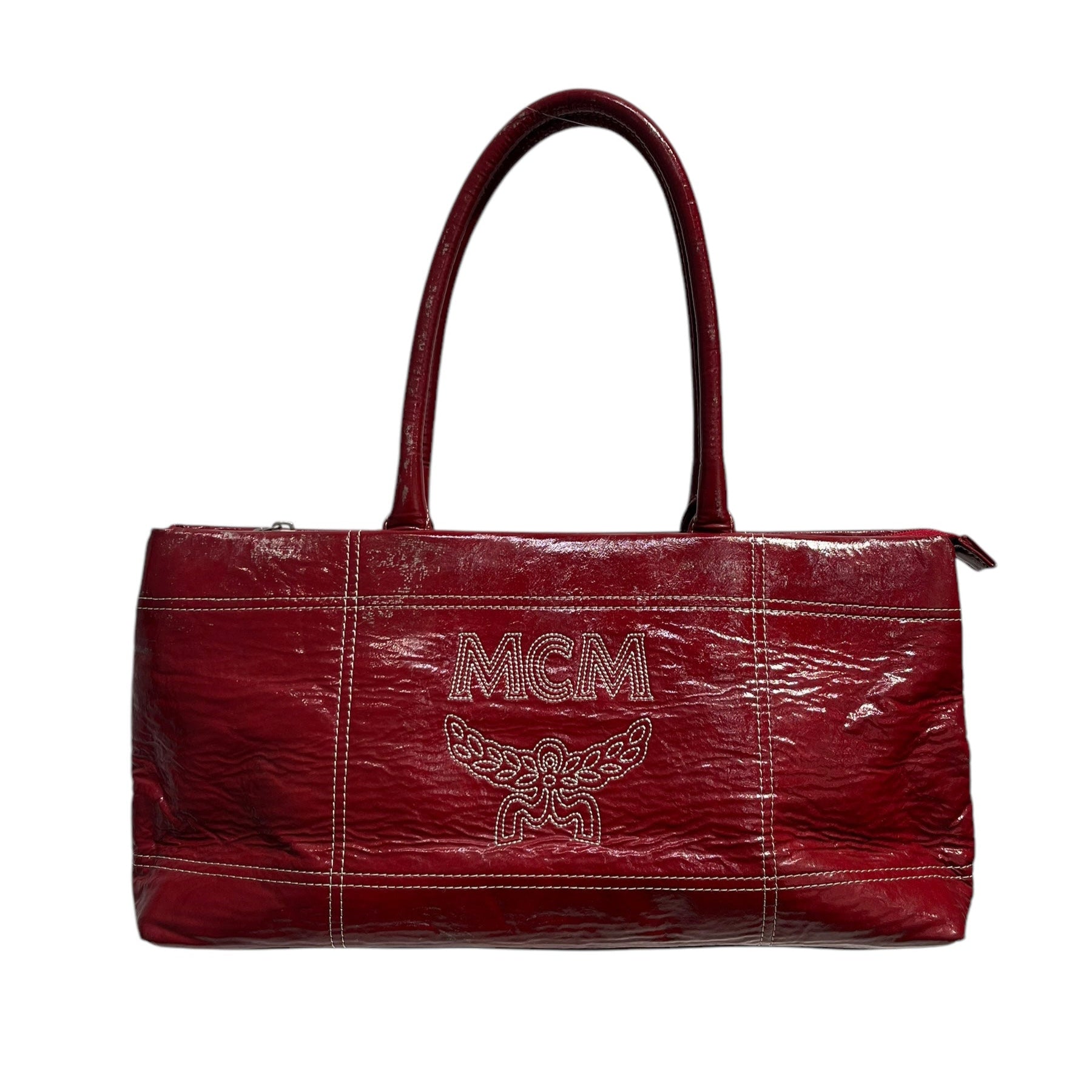 MCM/Hand Bag/RED/MCM PATENT LEATHER BAG – 2nd STREET USA