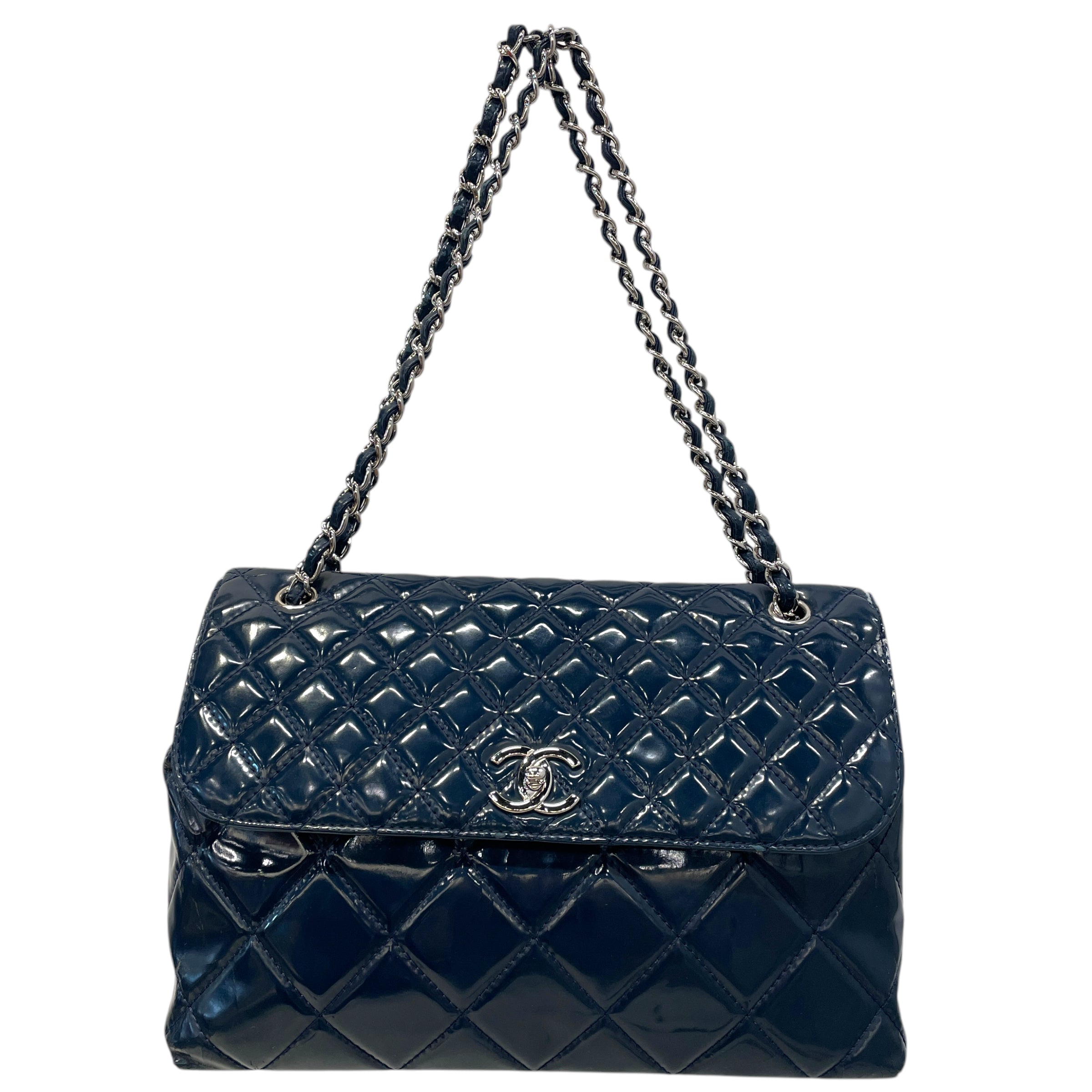 CHANEL/Hand Bag/M/Leather/NVY/ – 2nd STREET USA