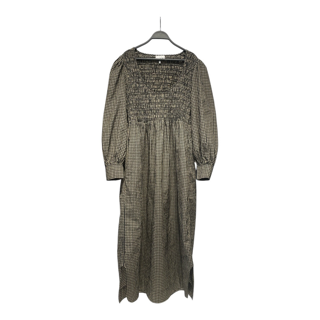 GANNI/LS Dress/42/Gingham Check/BEG/ – 2nd STREET USA