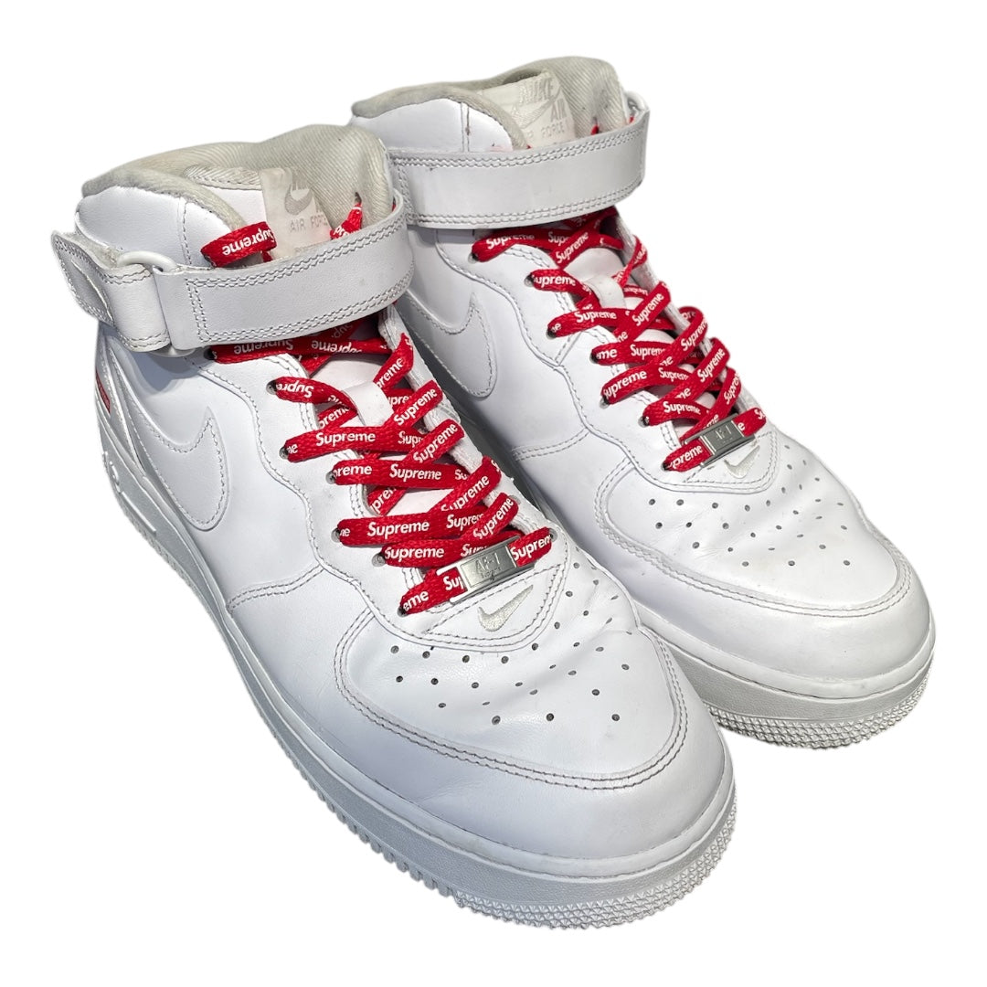 NIKE/Hi-Sneakers/US 9/Leather/WHT/Supreme AF1 – 2nd STREET USA