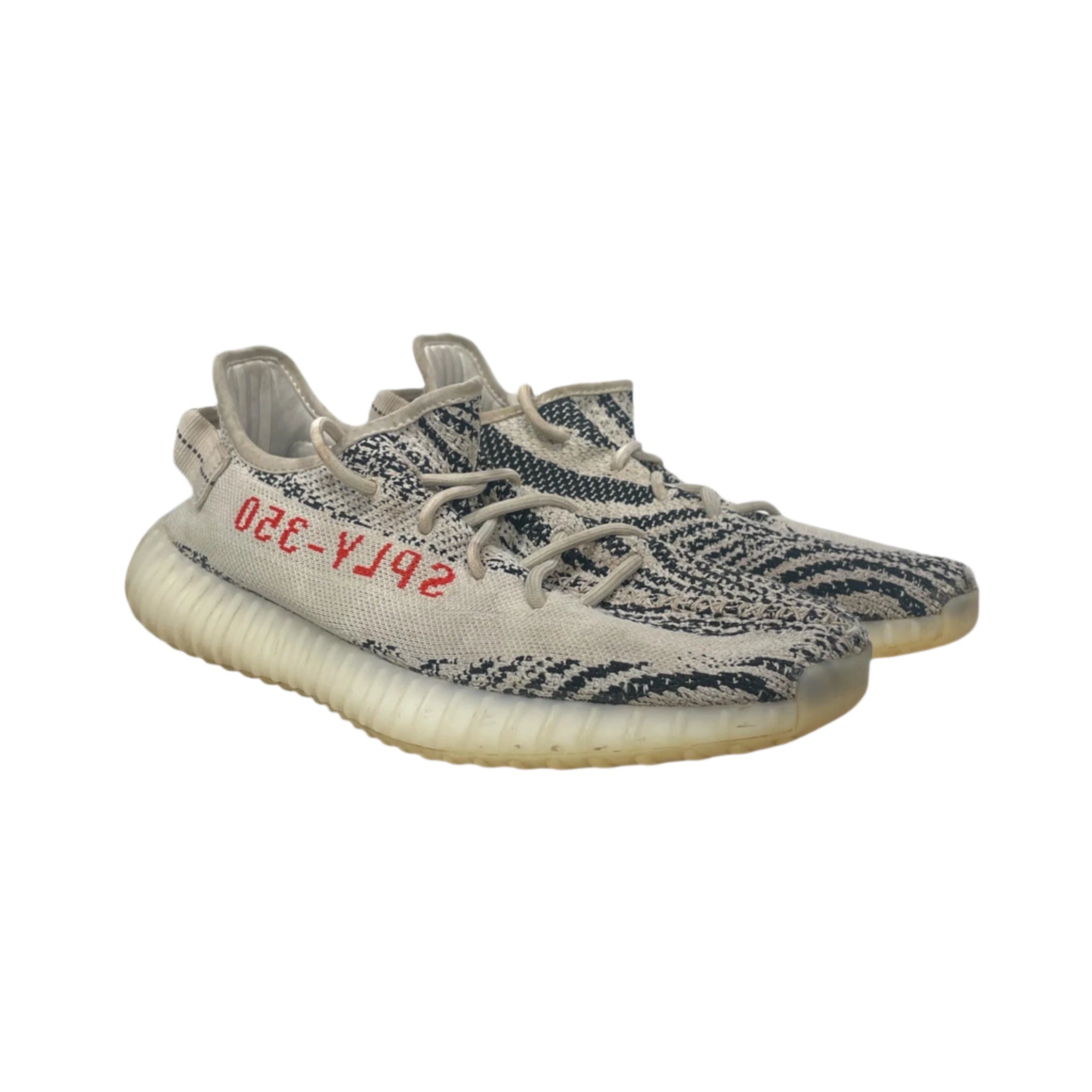 YEEZY/Low-Sneakers/US 10.5/Stripe/Cotton/WHT/350 V2 Zebra – 2nd STREET USA
