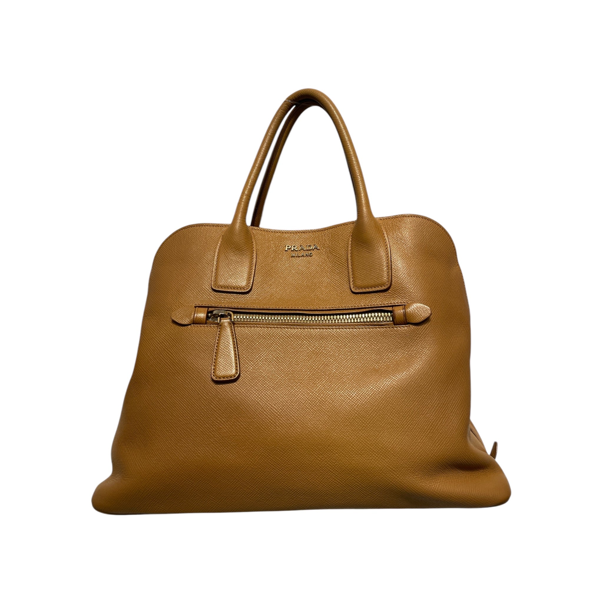 PRADA/Cross Body Bag/OS/Leather/BEG/Prada Saffiano Cuir Bag – 2nd ...