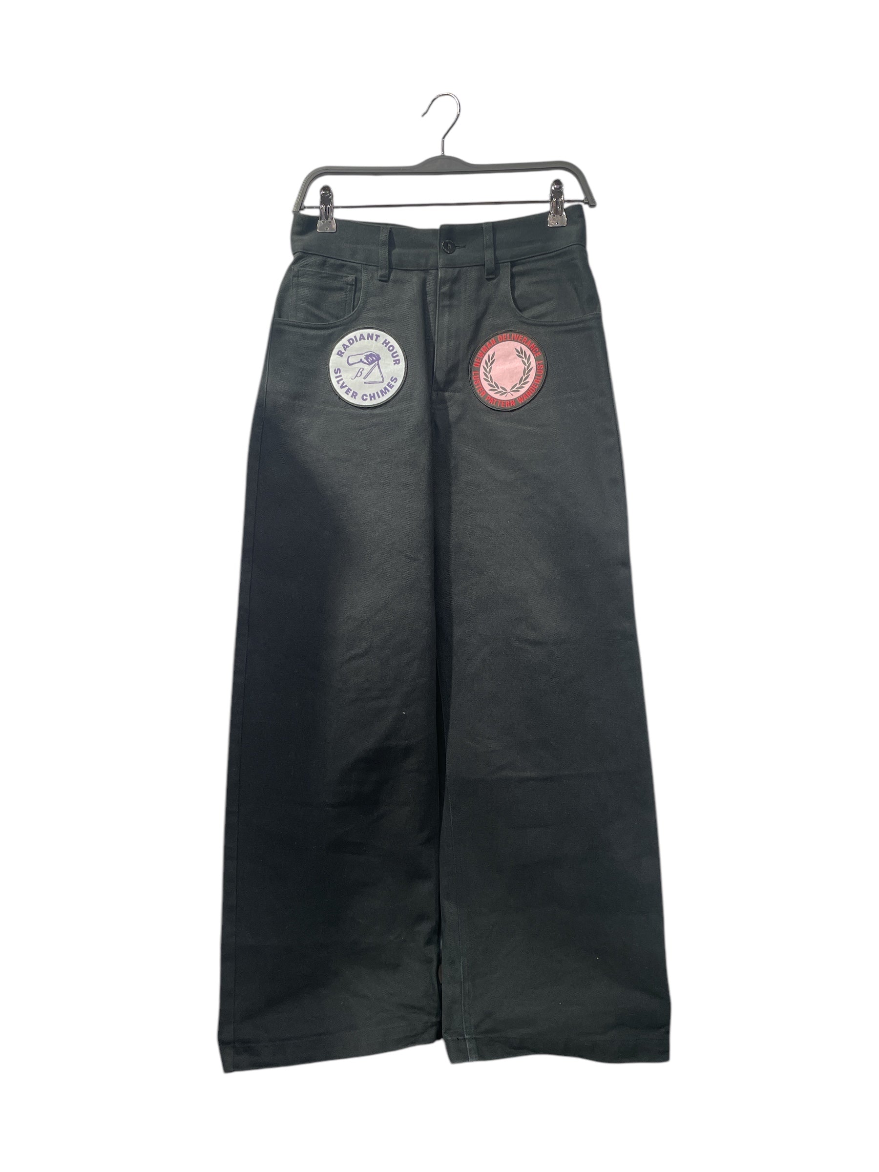 RAF SIMONS/Bootcut Pants/29/Denim/BLK/Button Fly/radiant hours denim ...