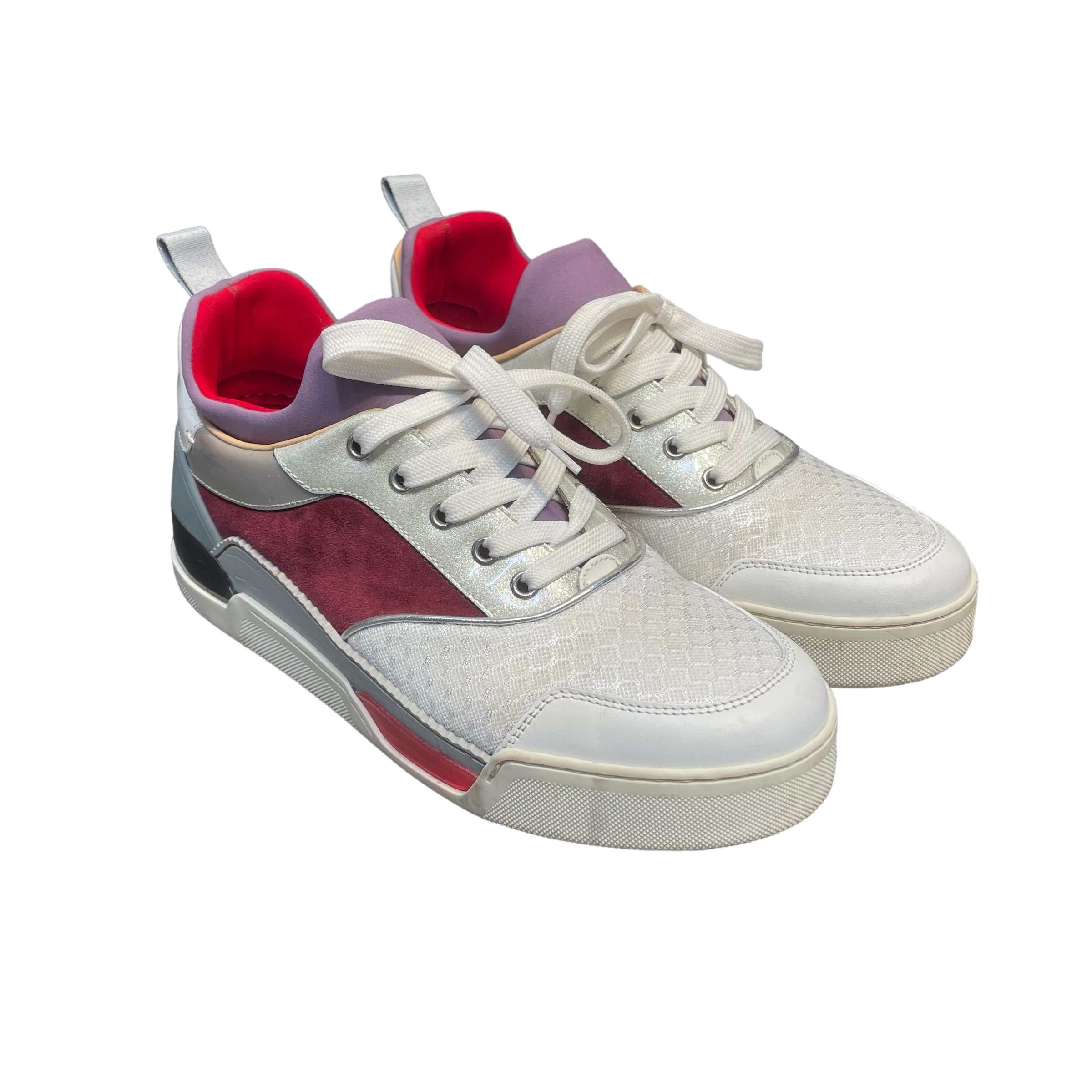 Christian Louboutin/Low-Sneakers/EU 41/Border/Polyester/MLT/ – 2nd ...